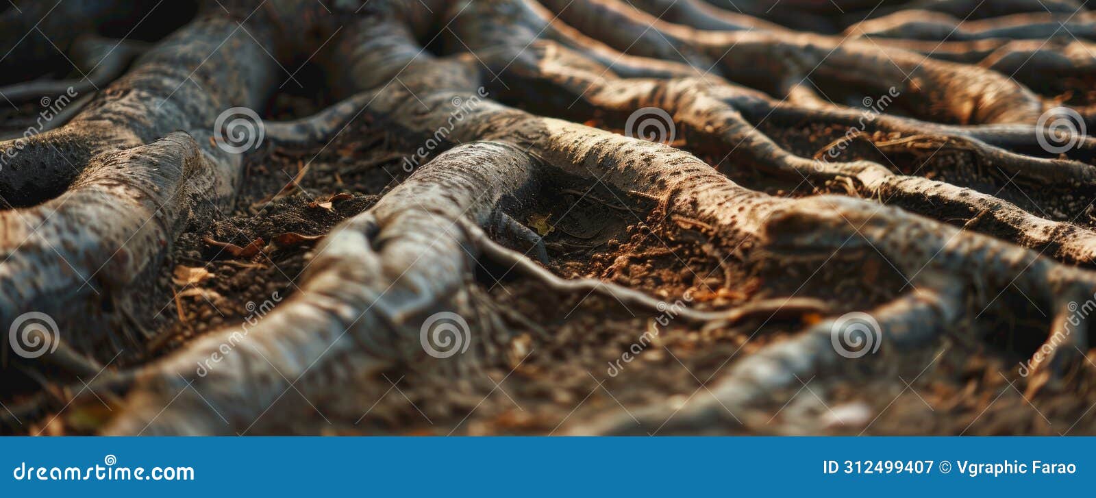 Close-up of Tree Roots in Soil Stock Image - Image of root, wilderness ...