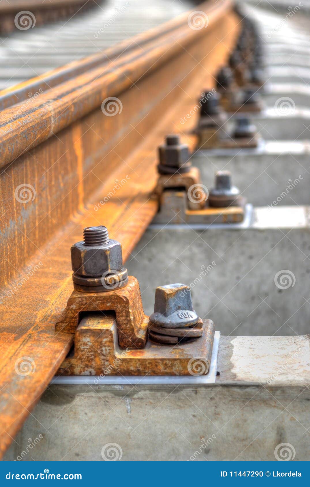 Close up of trolley tracks stock photo. Image of passage - 11447290
