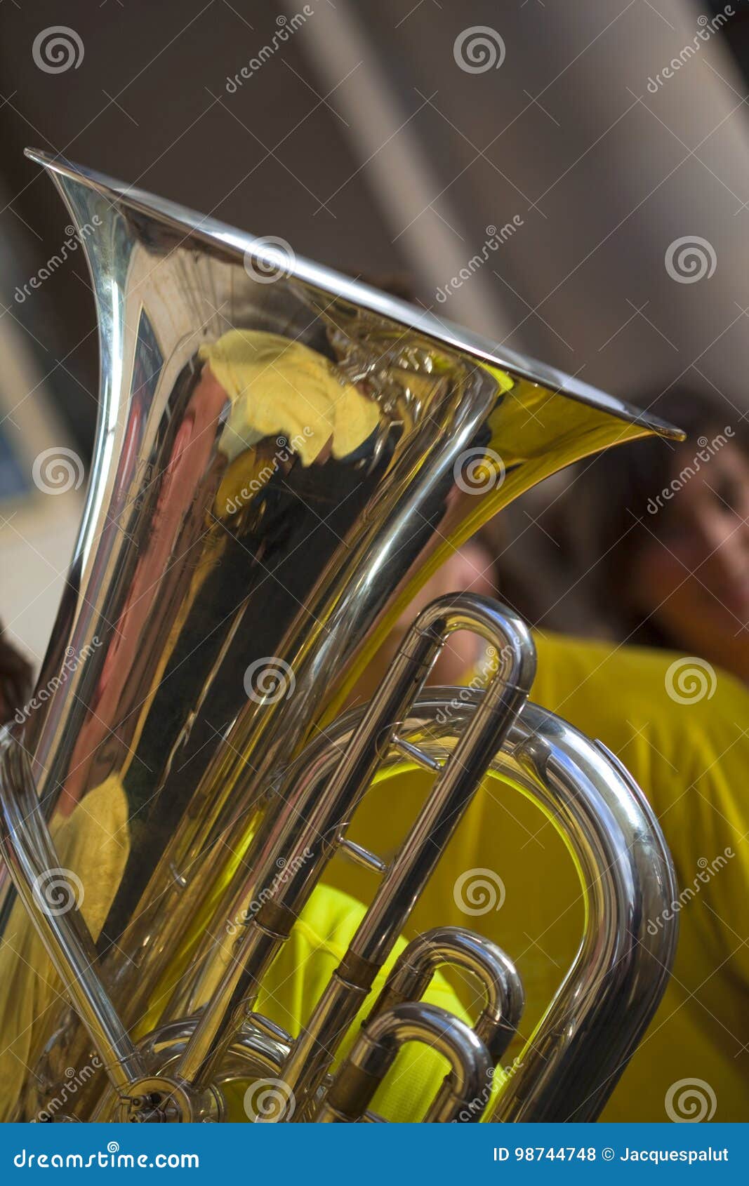 Close up of tuba stock photo. Image of copper, metal - 98744748