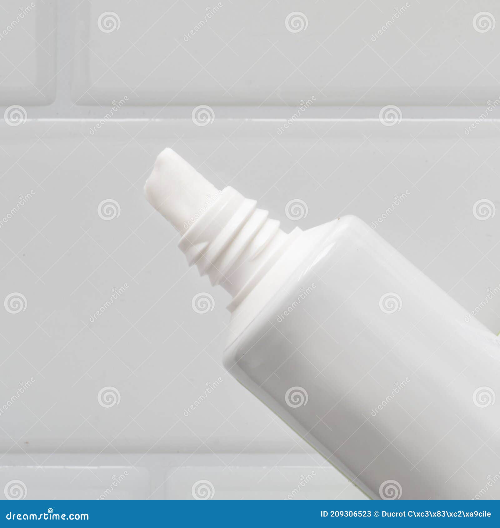 Close-up on a Tube of Toothpaste Stock Image - Image of medicine ...