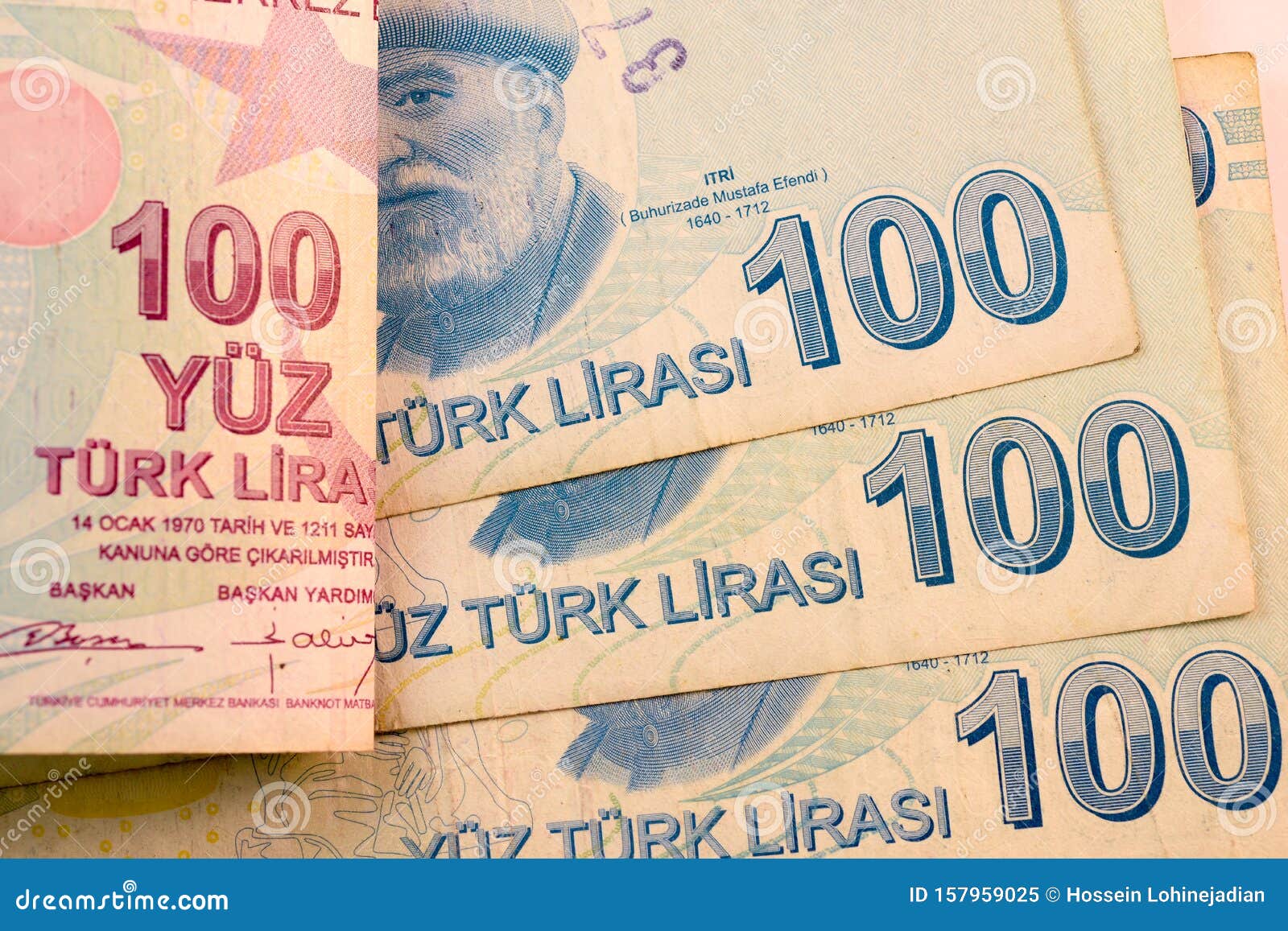 Close Up Turkish Lira Currency Note TRY Stock Image - Image of bankasi ...