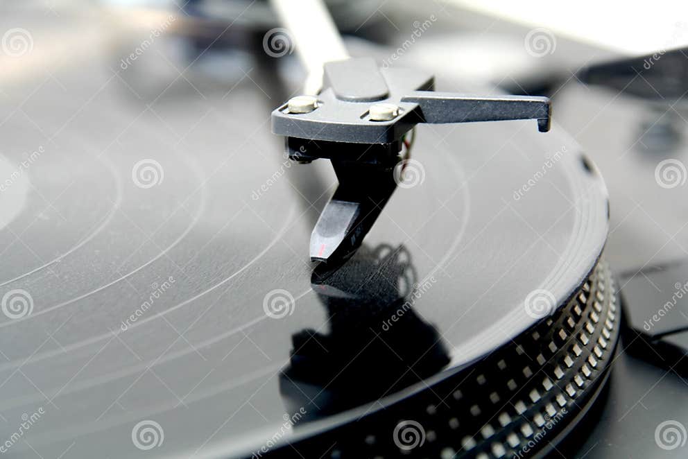 Close up of a turntable stock image. Image of phono, plate - 433889