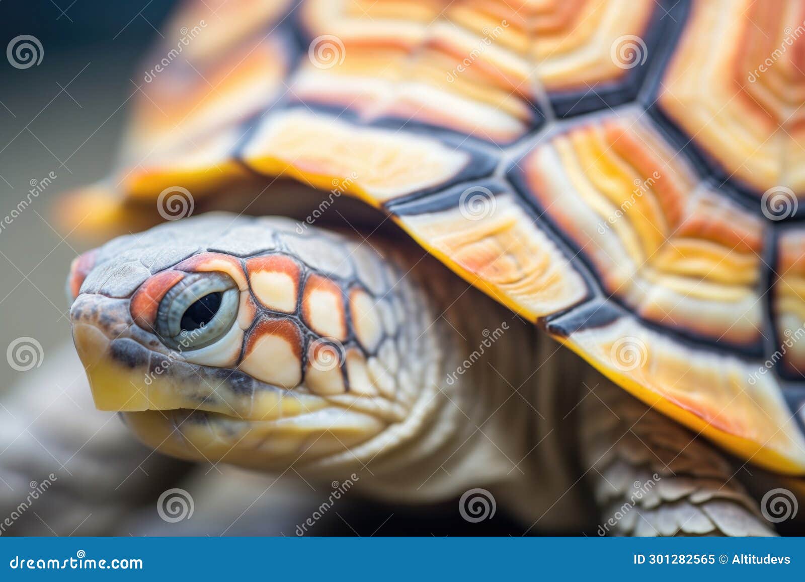 Close-up of Turtles Patterned Shell and Skin Stock Illustration ...