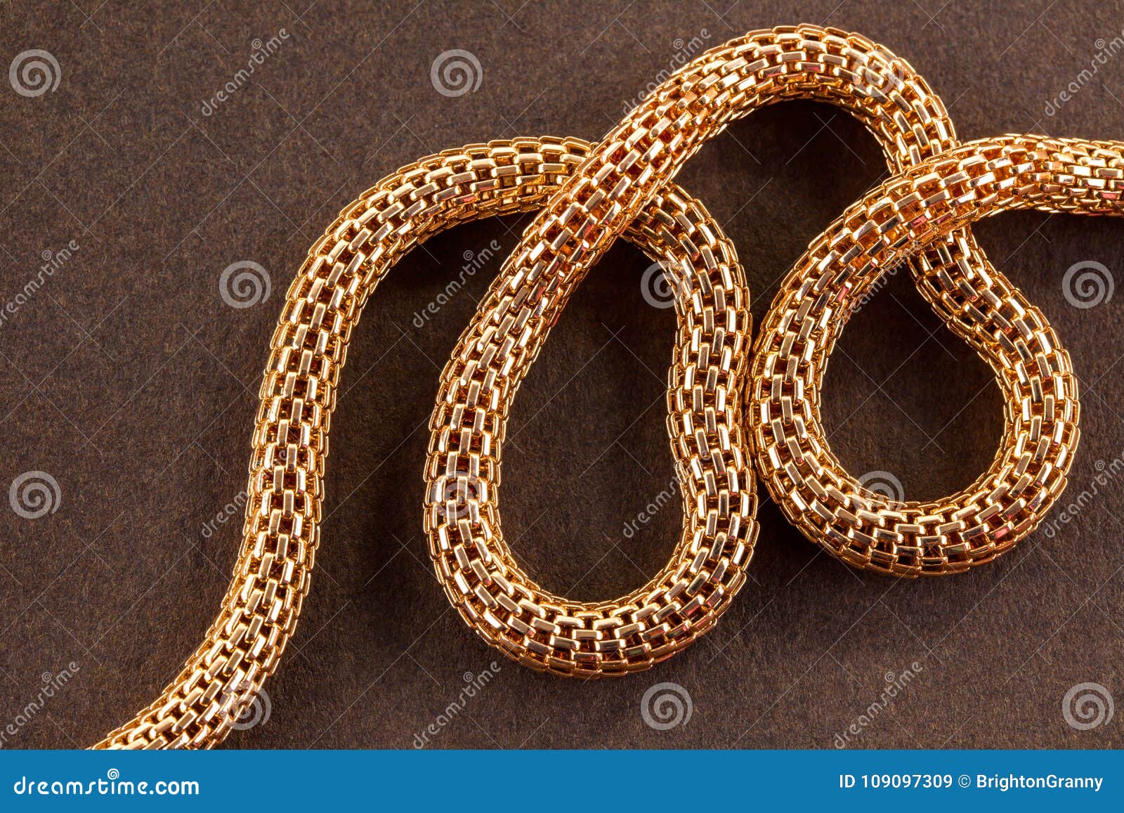 Knitted chain stock image. Image of wreathed, background - 109097309