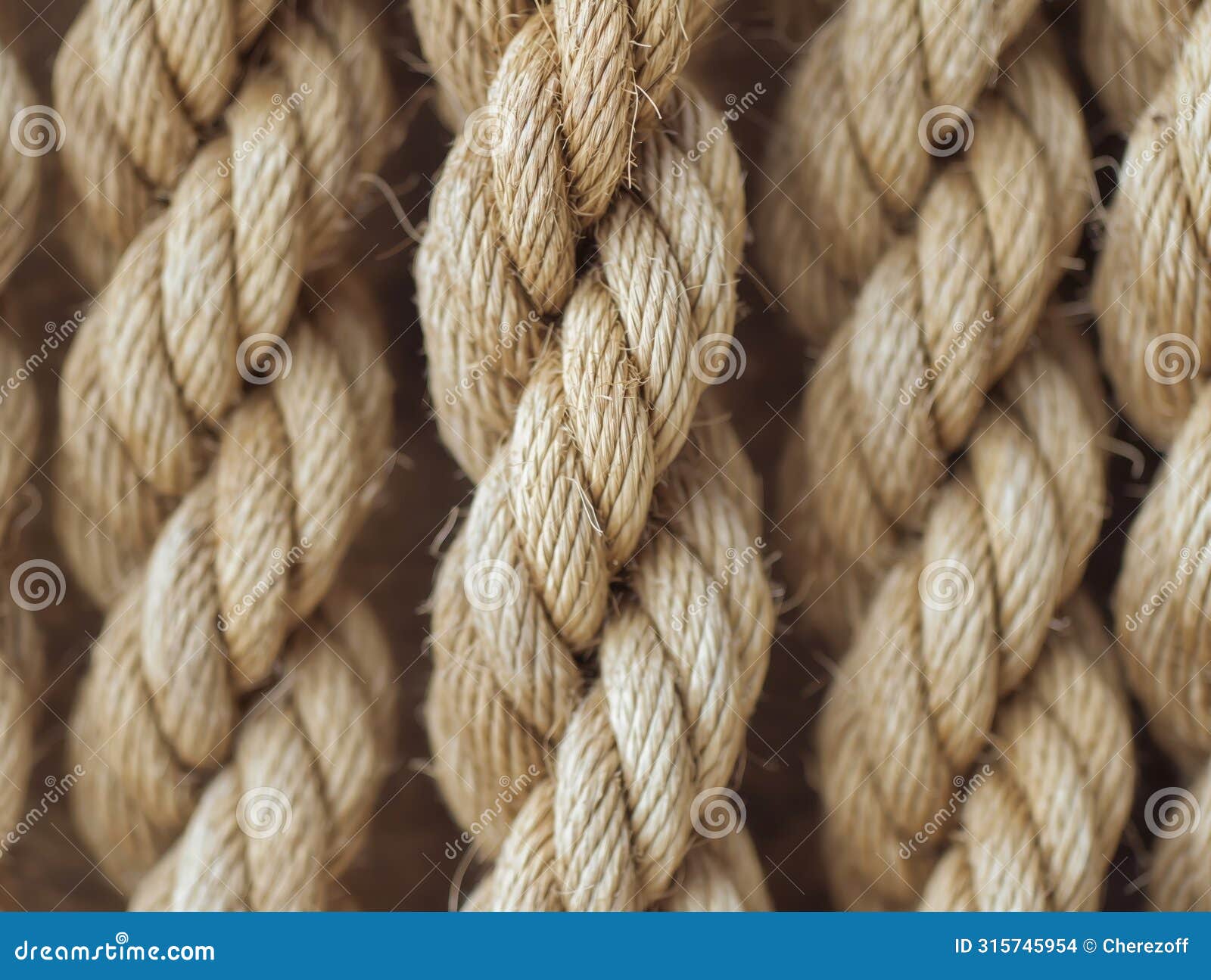 Close-up of Twisted Rope Texture Stock Photo - Image of maritime ...