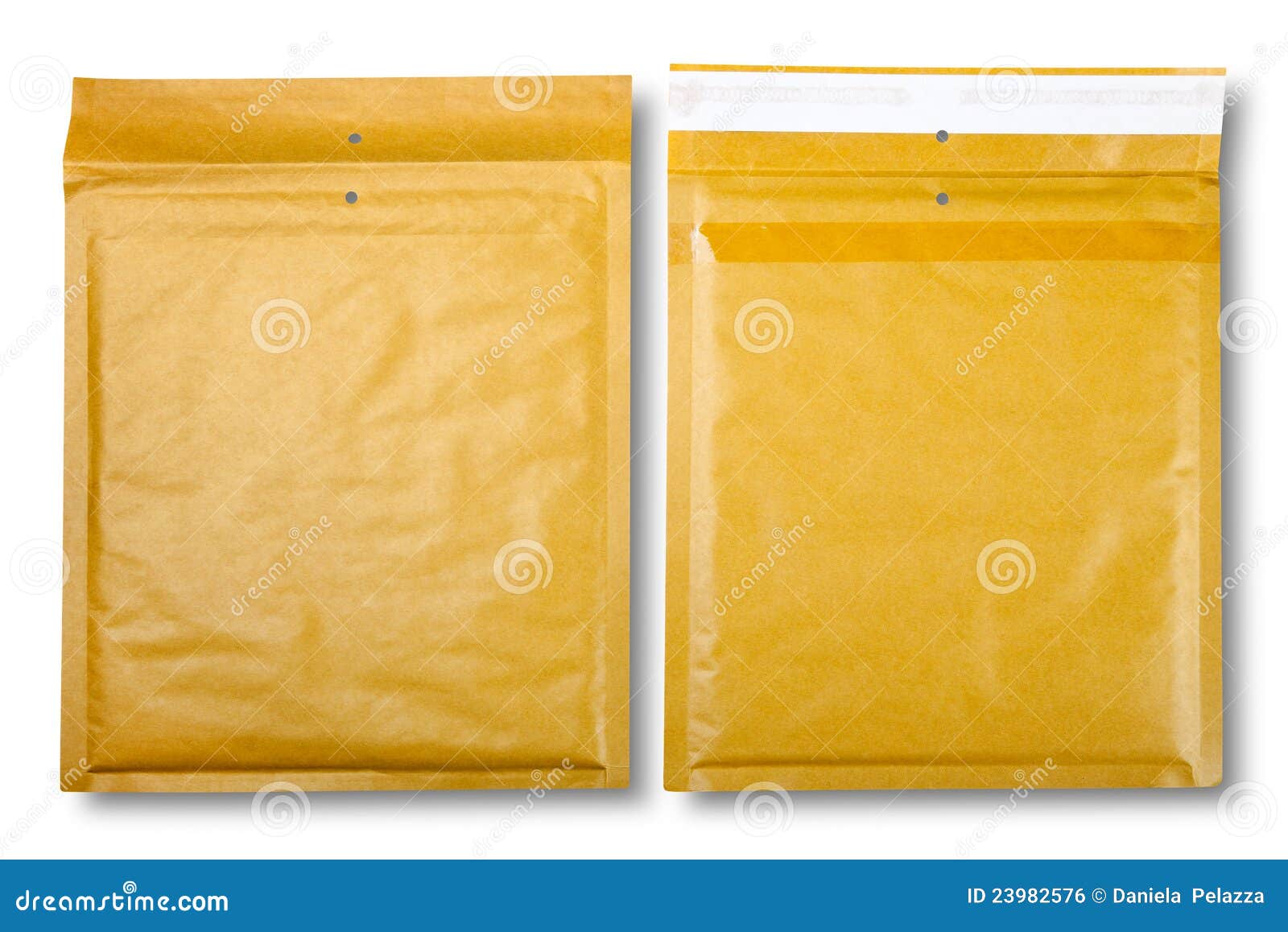 Close-up of two envelopes. stock photo. Image of mailing - 23982576