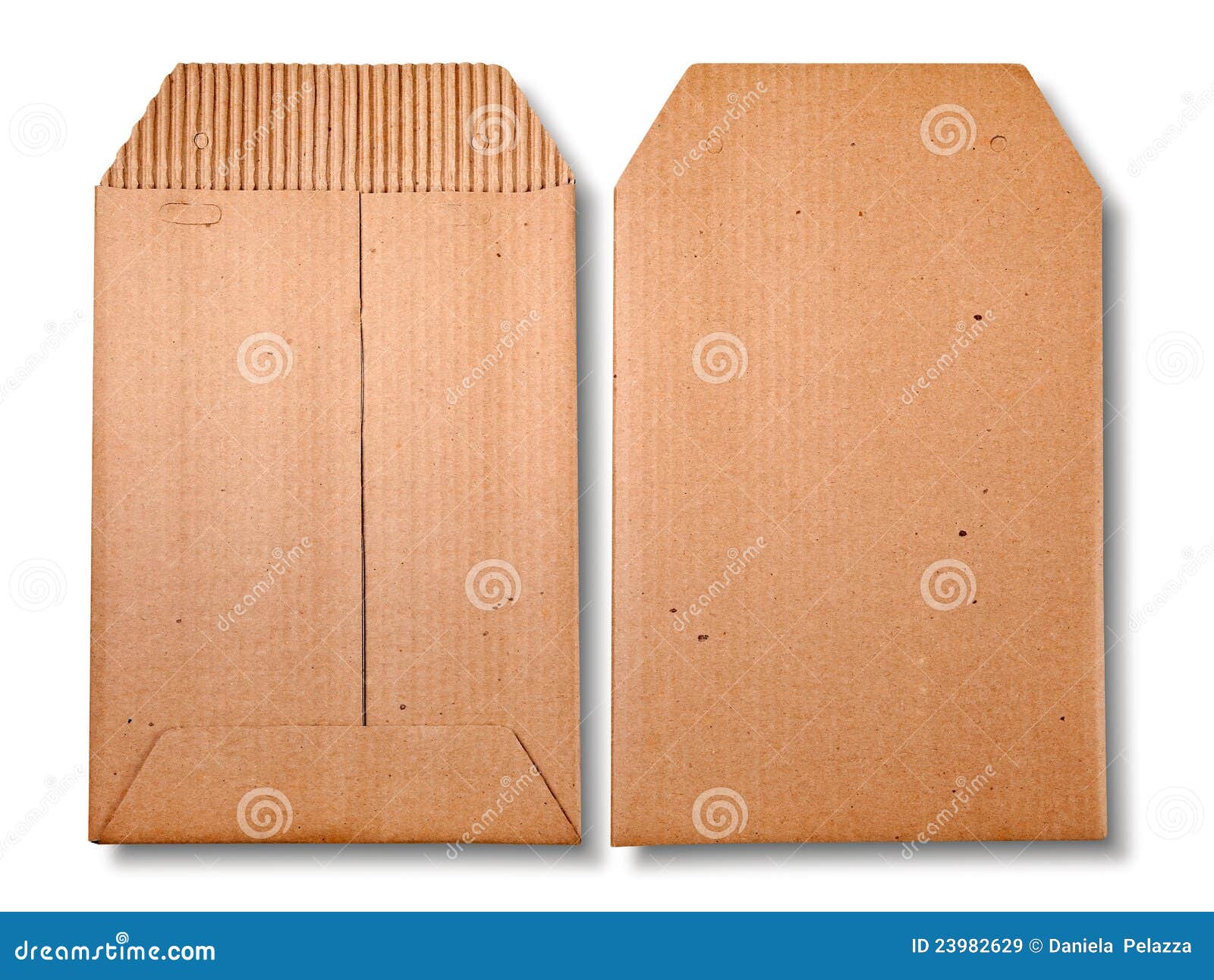 Close-up of two envelopes. stock image. Image of blank - 23982629