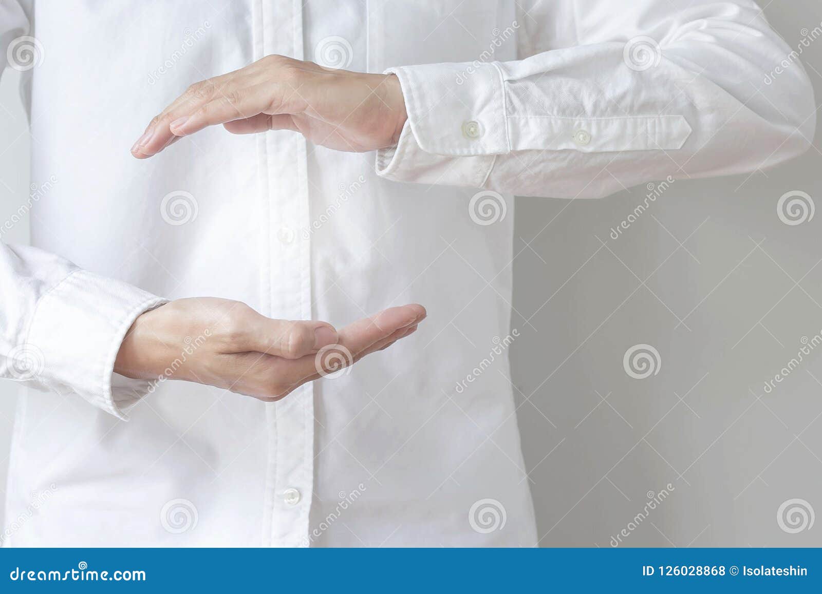 Two Hands Keeping Safe or Protecting Stock Photo - Image of male, adult ...
