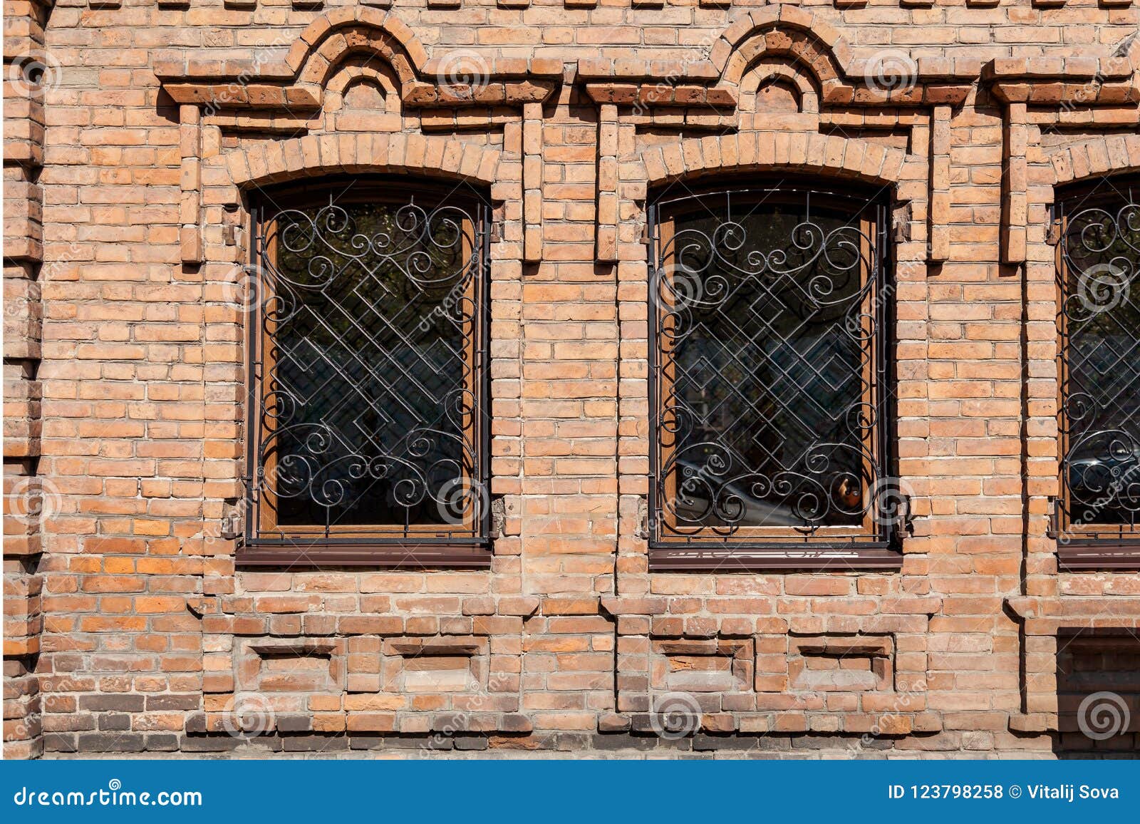 Old windows in house stock photo. Image of industrial - 123798258