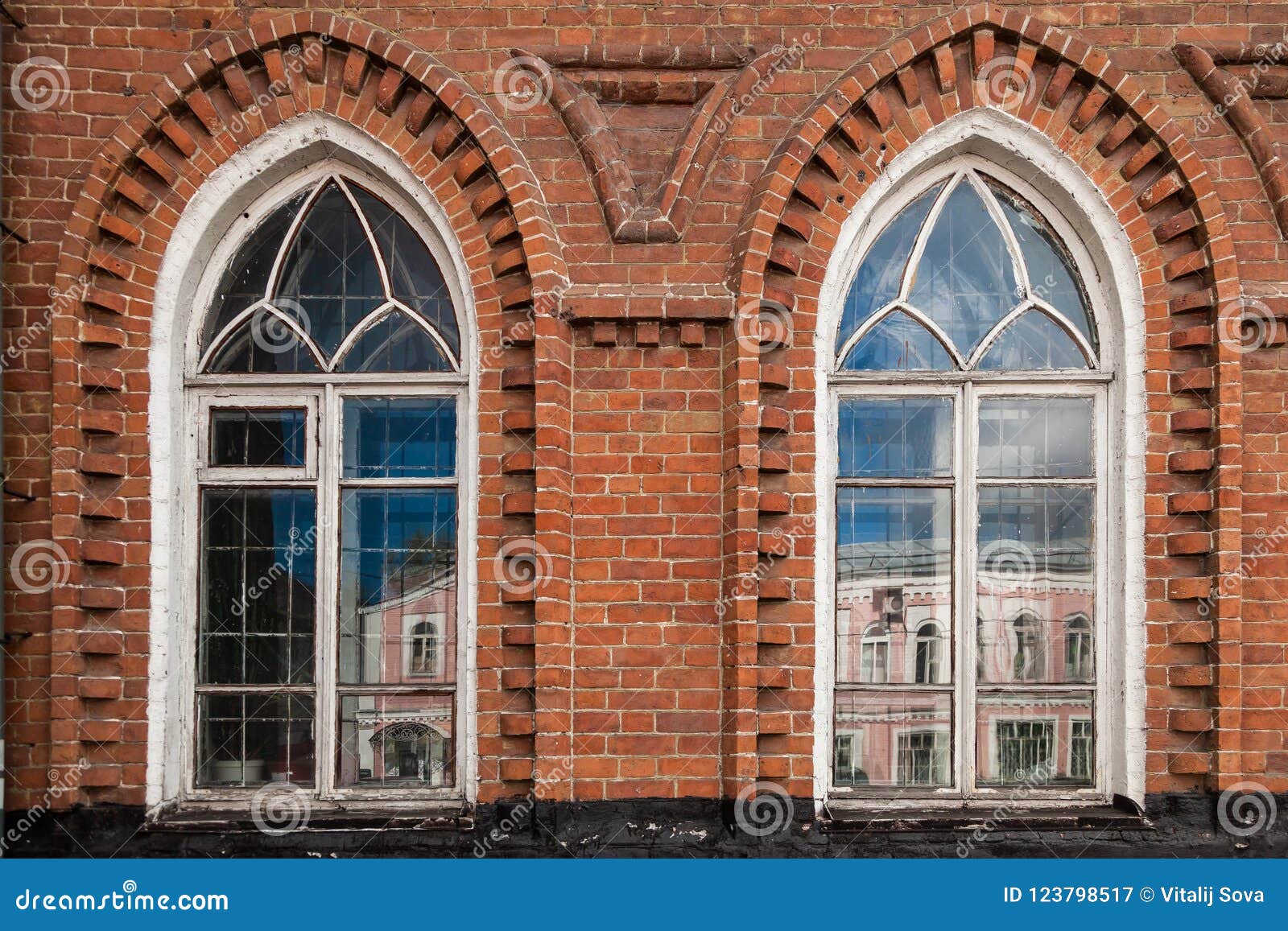Old windows in house stock image. Image of architecture - 123798517