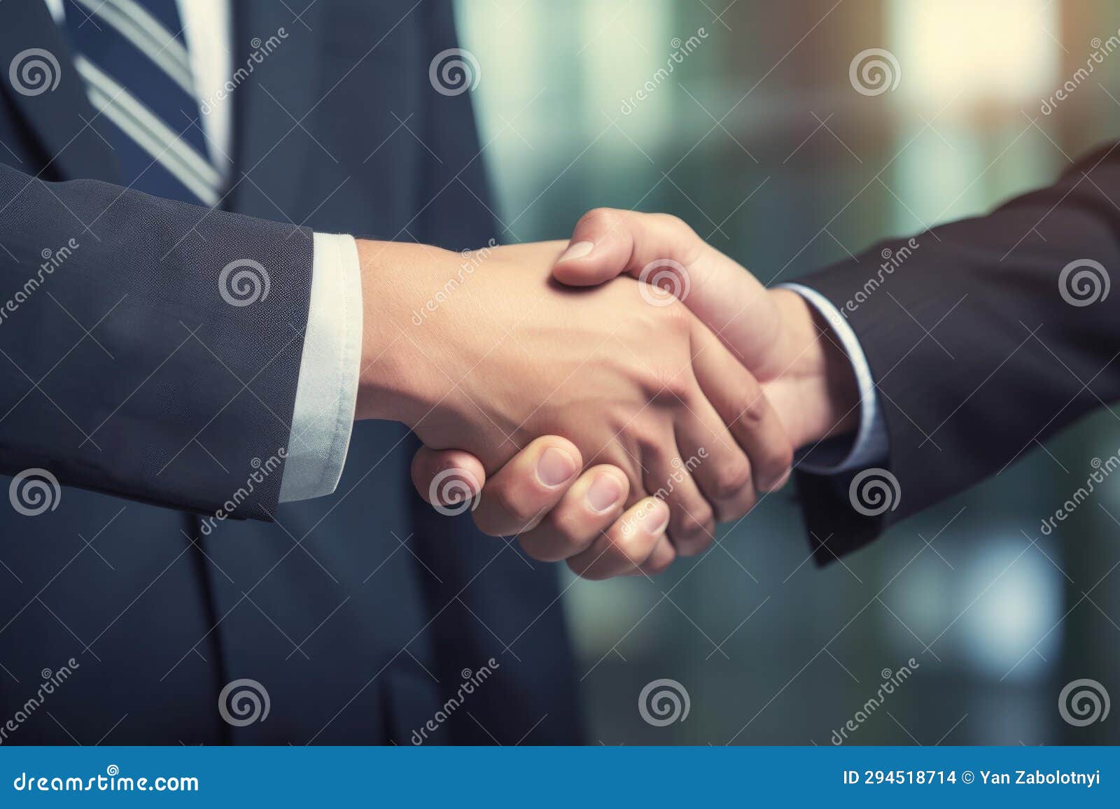 A Close Up of Two People Shaking Hands Stock Illustration ...