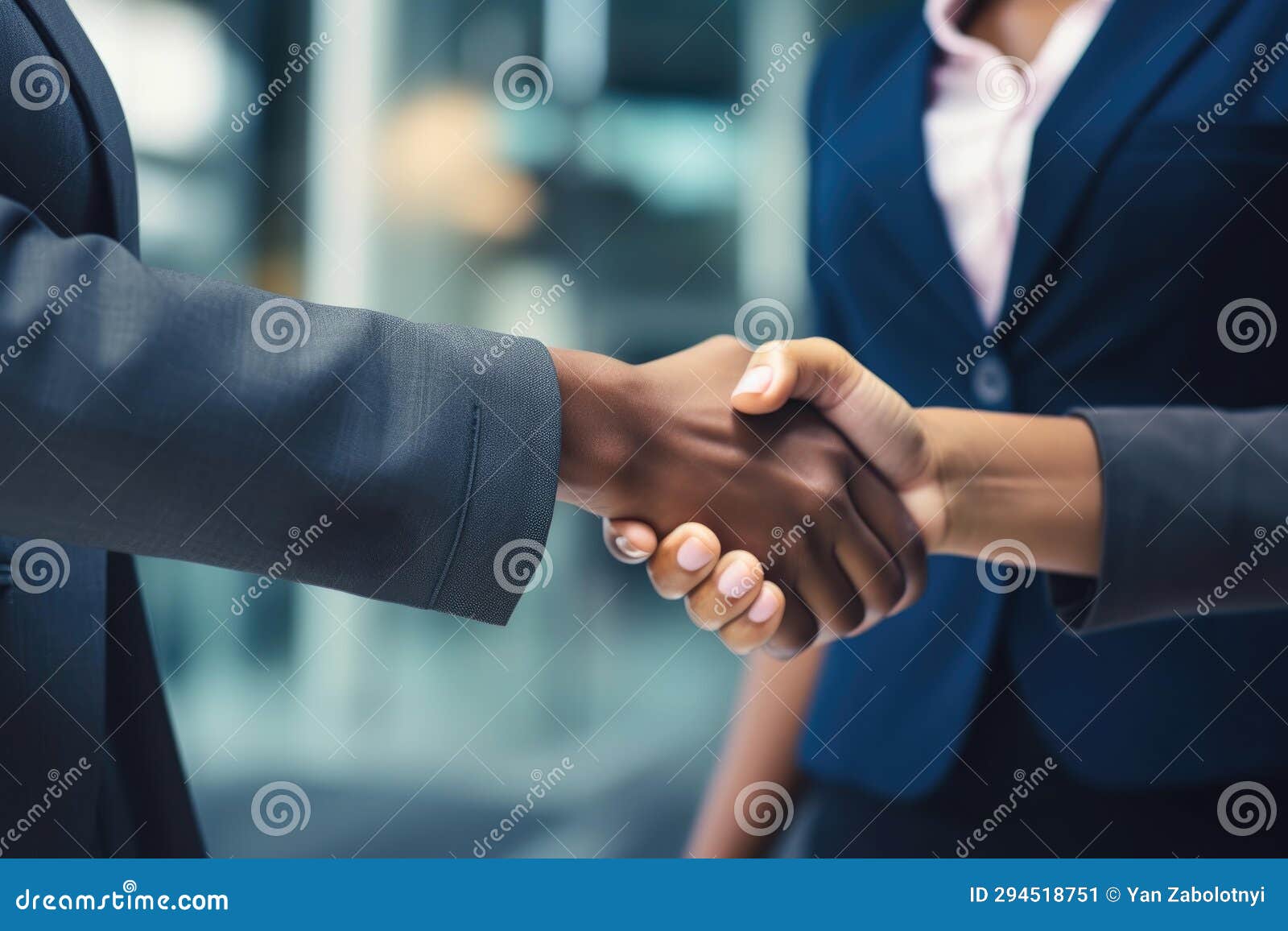 A Close Up of Two People Shaking Hands Stock Illustration ...