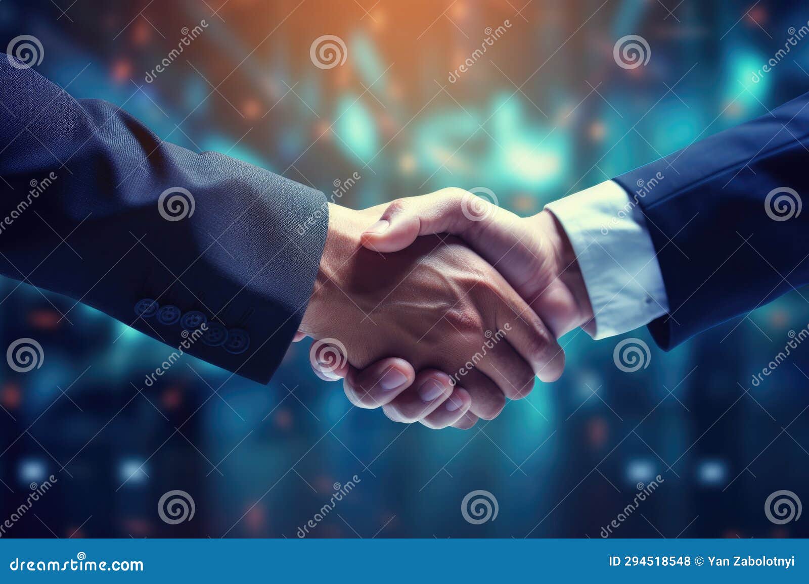 A Close Up of Two People Shaking Hands Stock Illustration ...