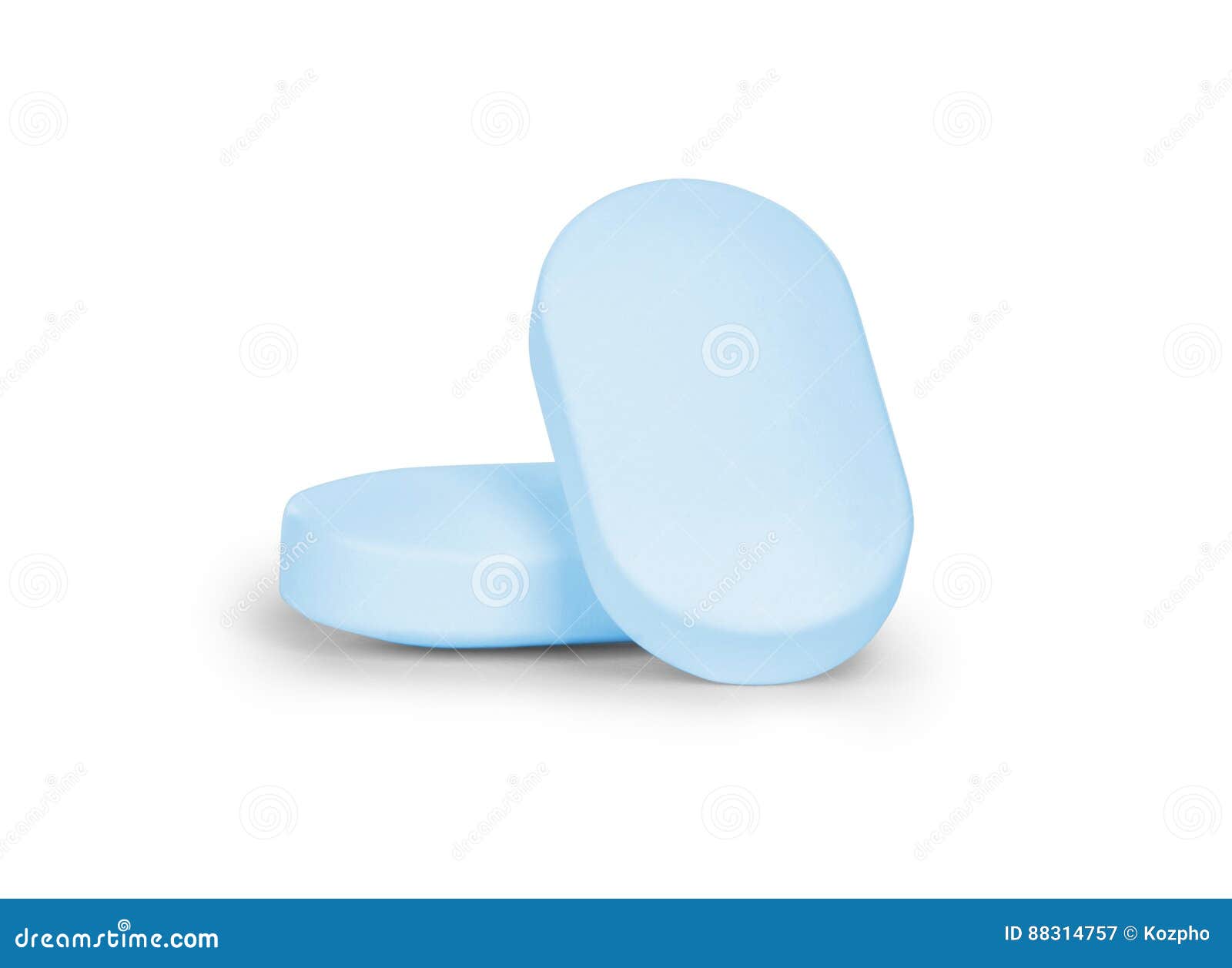Close-up of Two Pills Isolated on White Stock Image - Image of form ...