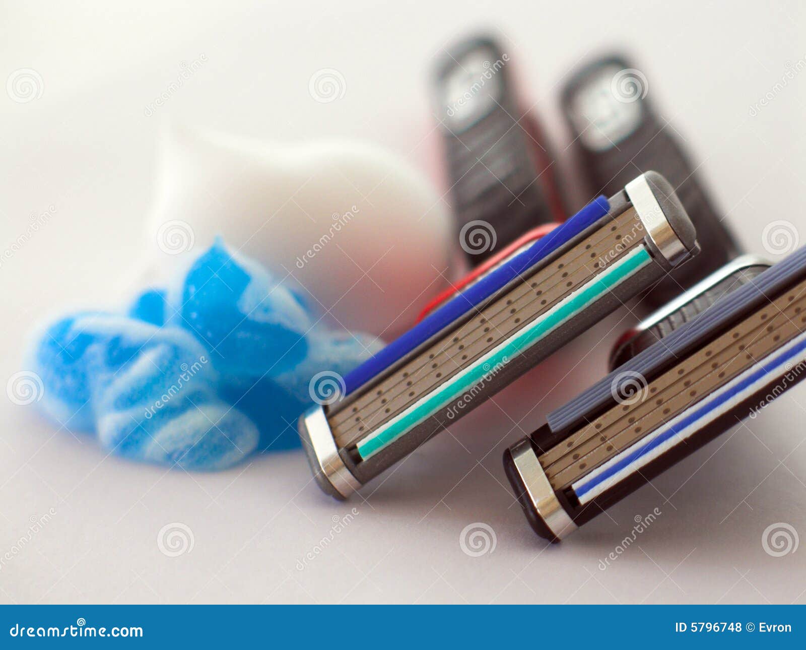 Close-up of two razors stock photo. Image of blades, instrument - 5796748
