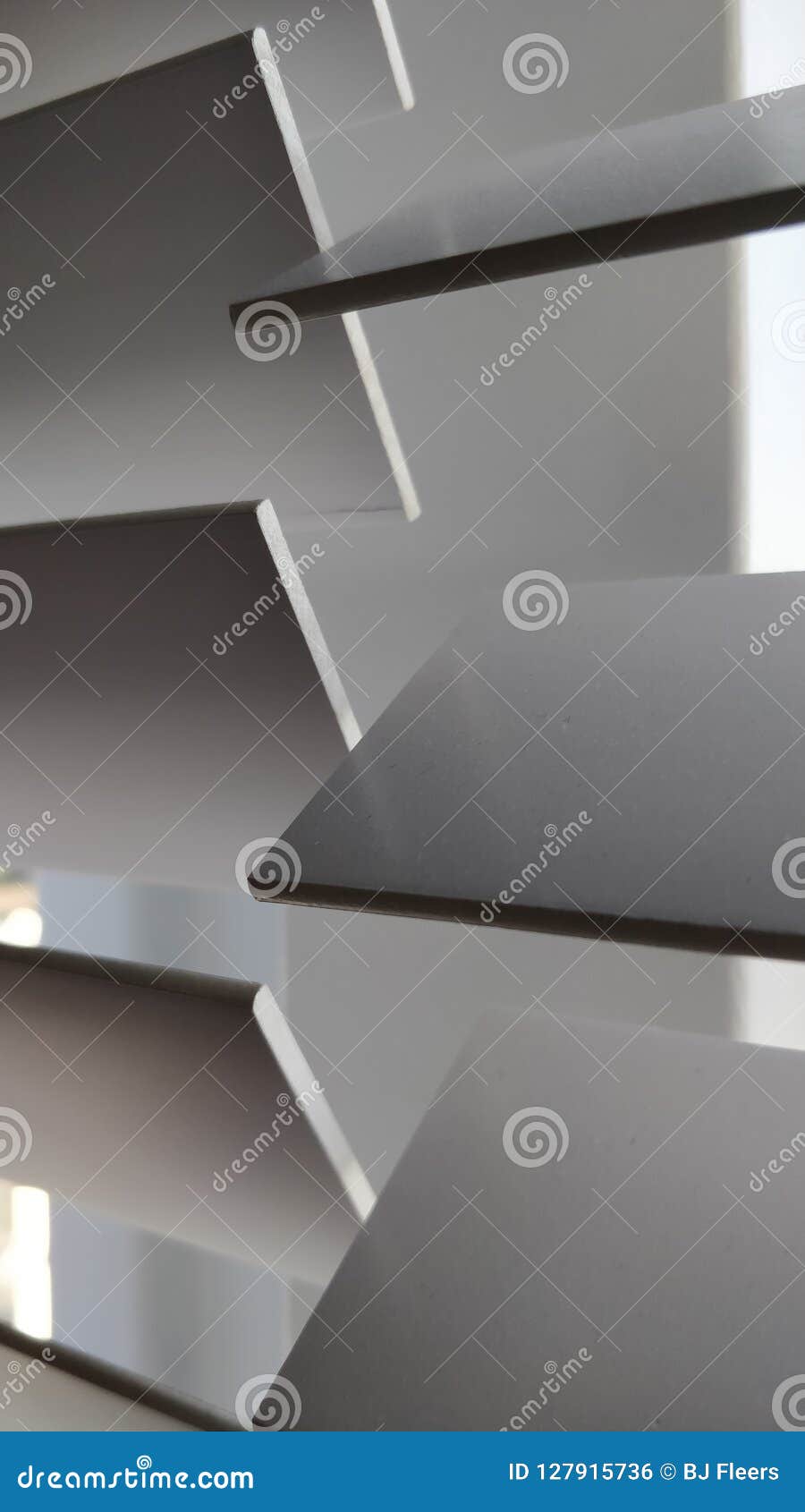 Shutter Panels Switched Half Open Stock Photo - Image of straight ...