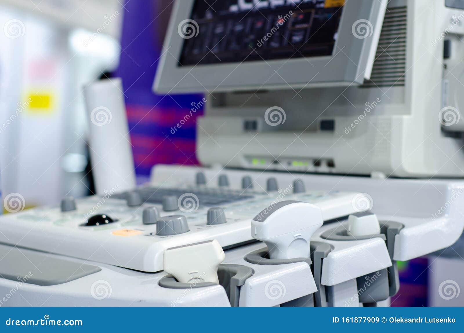 Close-up of Ultrasound Machine in Clinic Stock Image - Image of ...