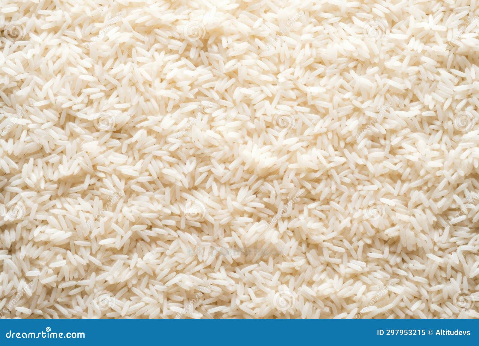 Close-up of Uncooked Rice Spread Across a Flat Surface Stock Image ...