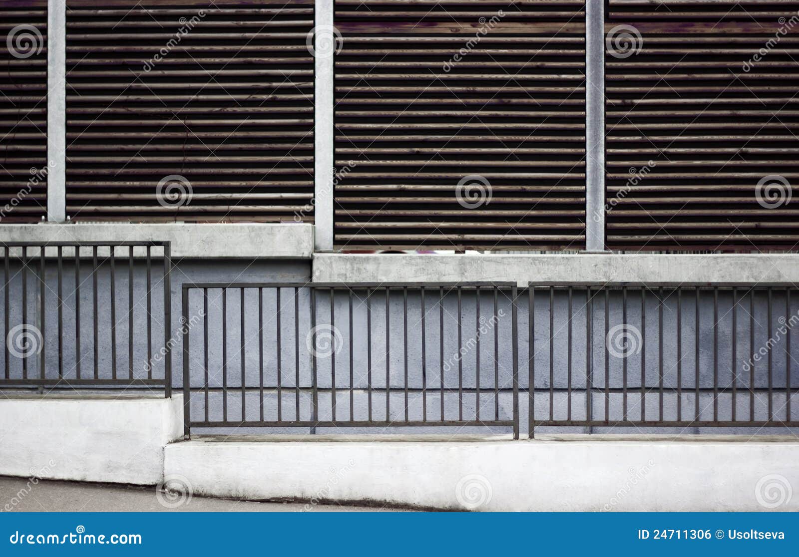 Close up of an urban fence stock photo. Image of silver - 24711306