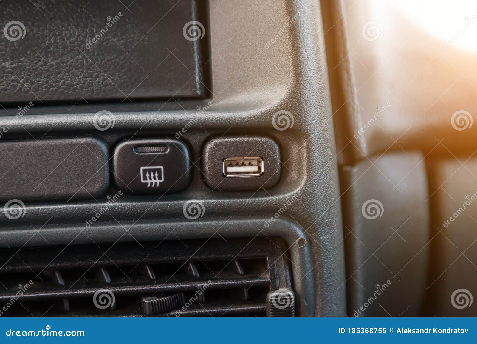 Close-up of Usb Input for Connecting a Charger or Adapter for Devices ...