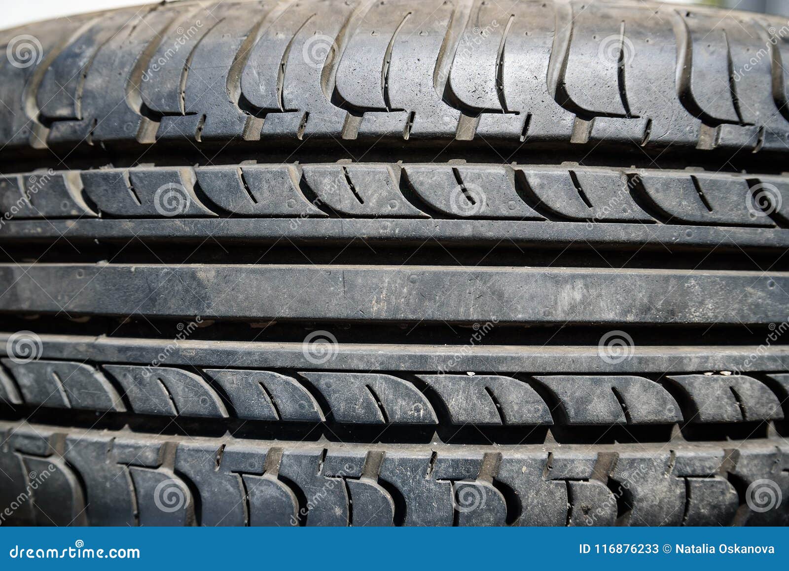 Close Up Used Car Tire Texture Stock Image - Image of safety, closeup ...