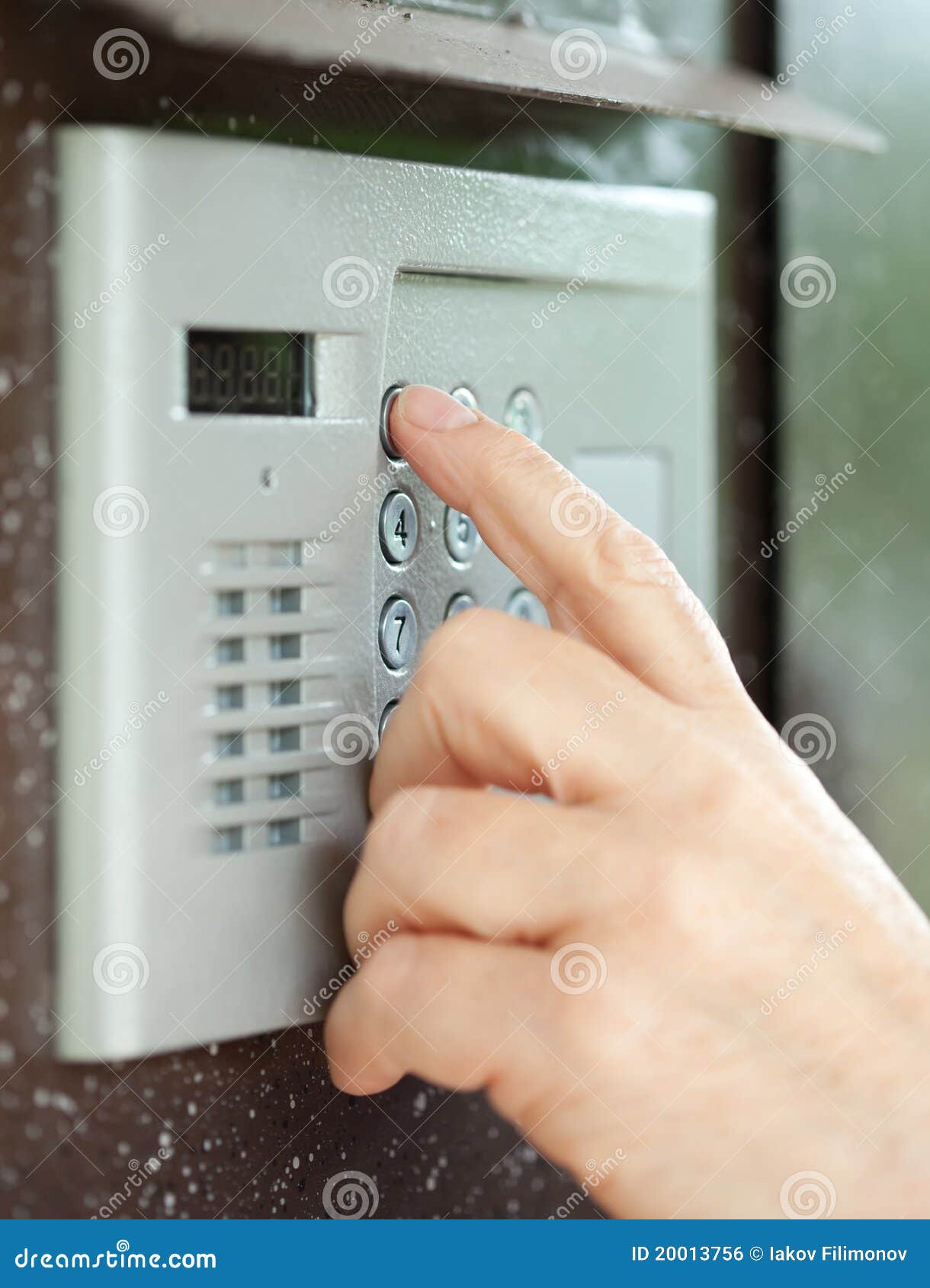 Close-up of using intercom stock photo. Image of equipment - 20013756