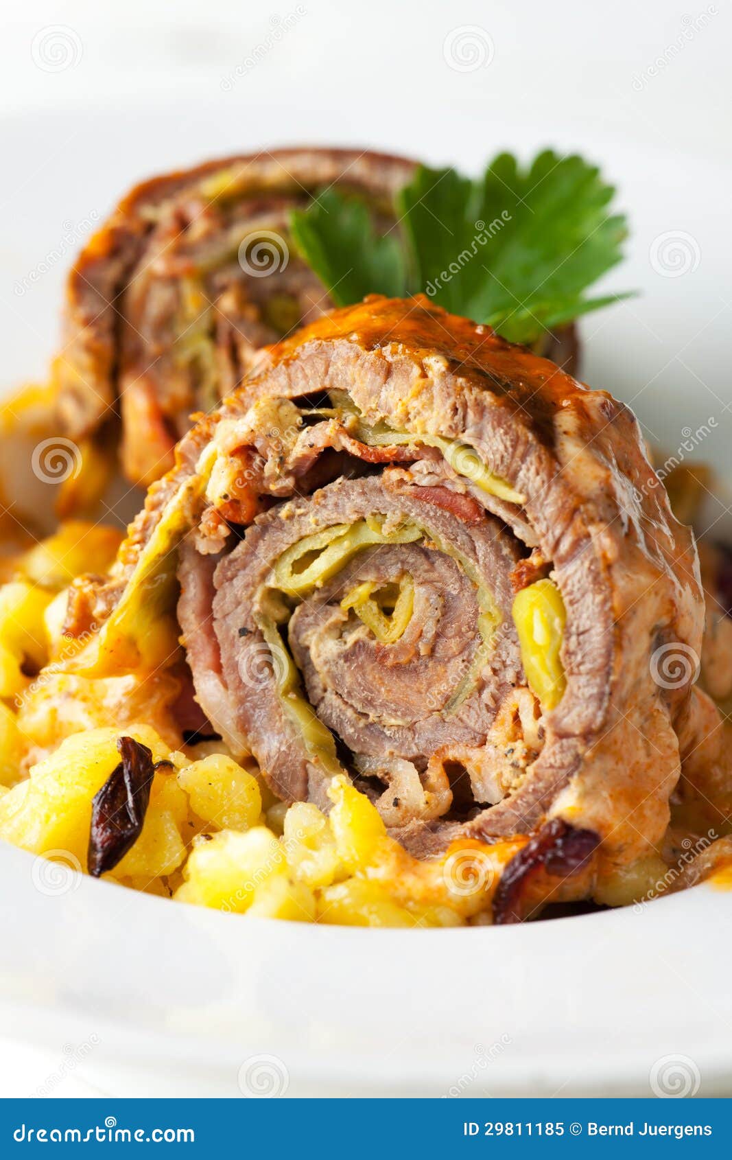 Rollade stock afbeelding. Image of heerlijk, maaltijd - 29811185