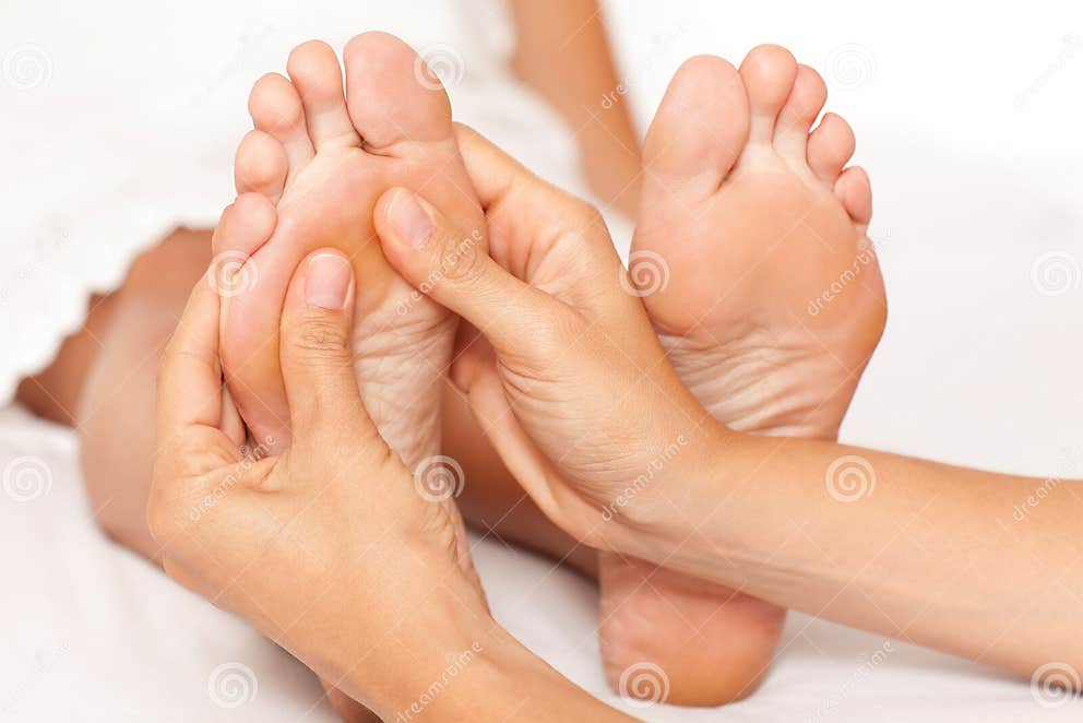 Close Up Van Een Young Woman Getting Spa Behandeling Stock Afbeelding