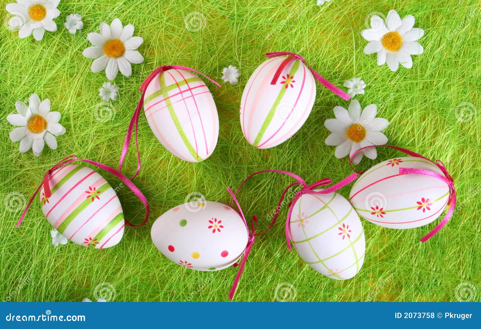 Close-up Van Verscheidene Paaseieren Picture. Image: 2073758