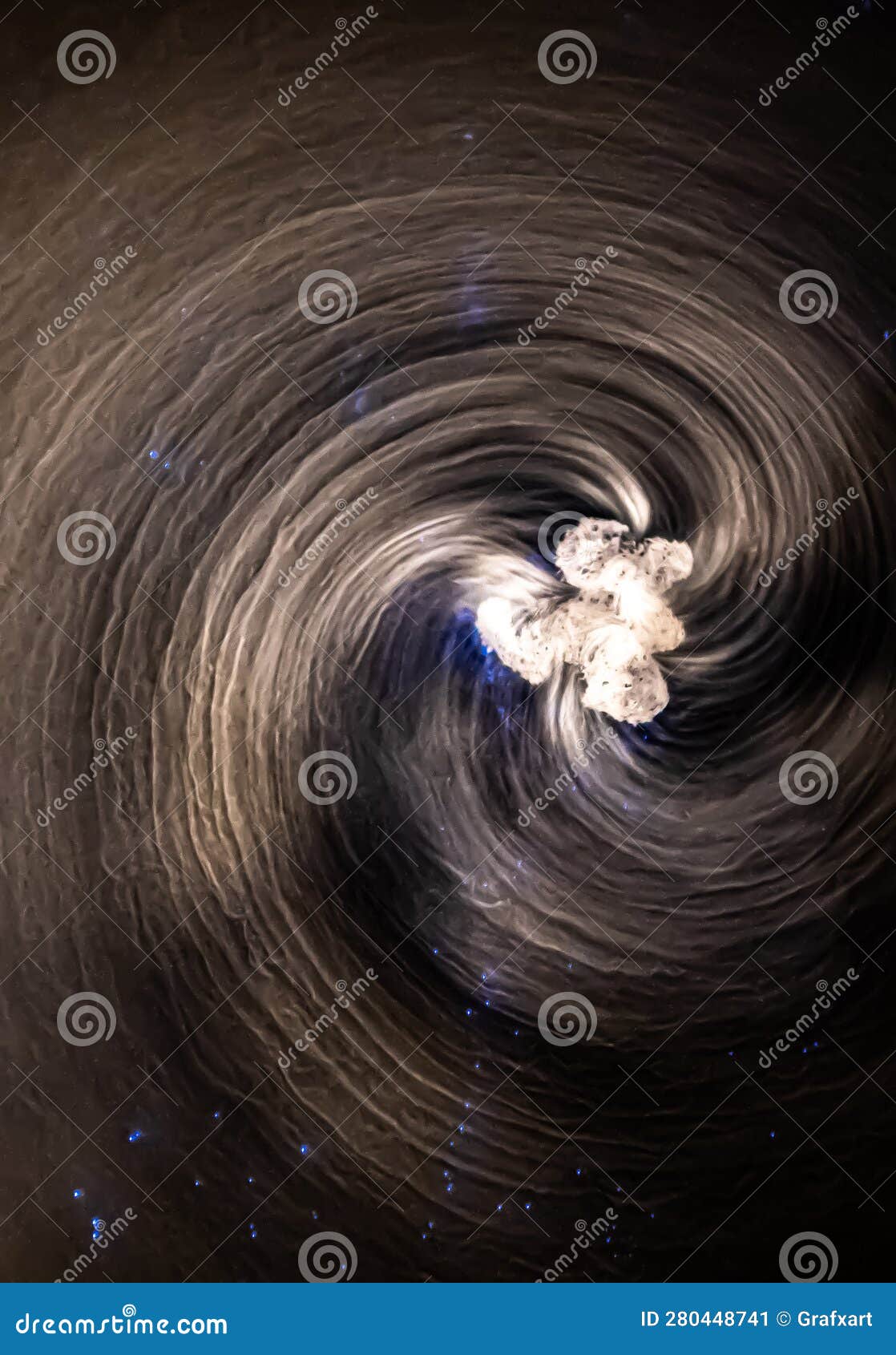 Vaporizing Dry Ice Crystal in Laboratory Simulating the Effect of a ...