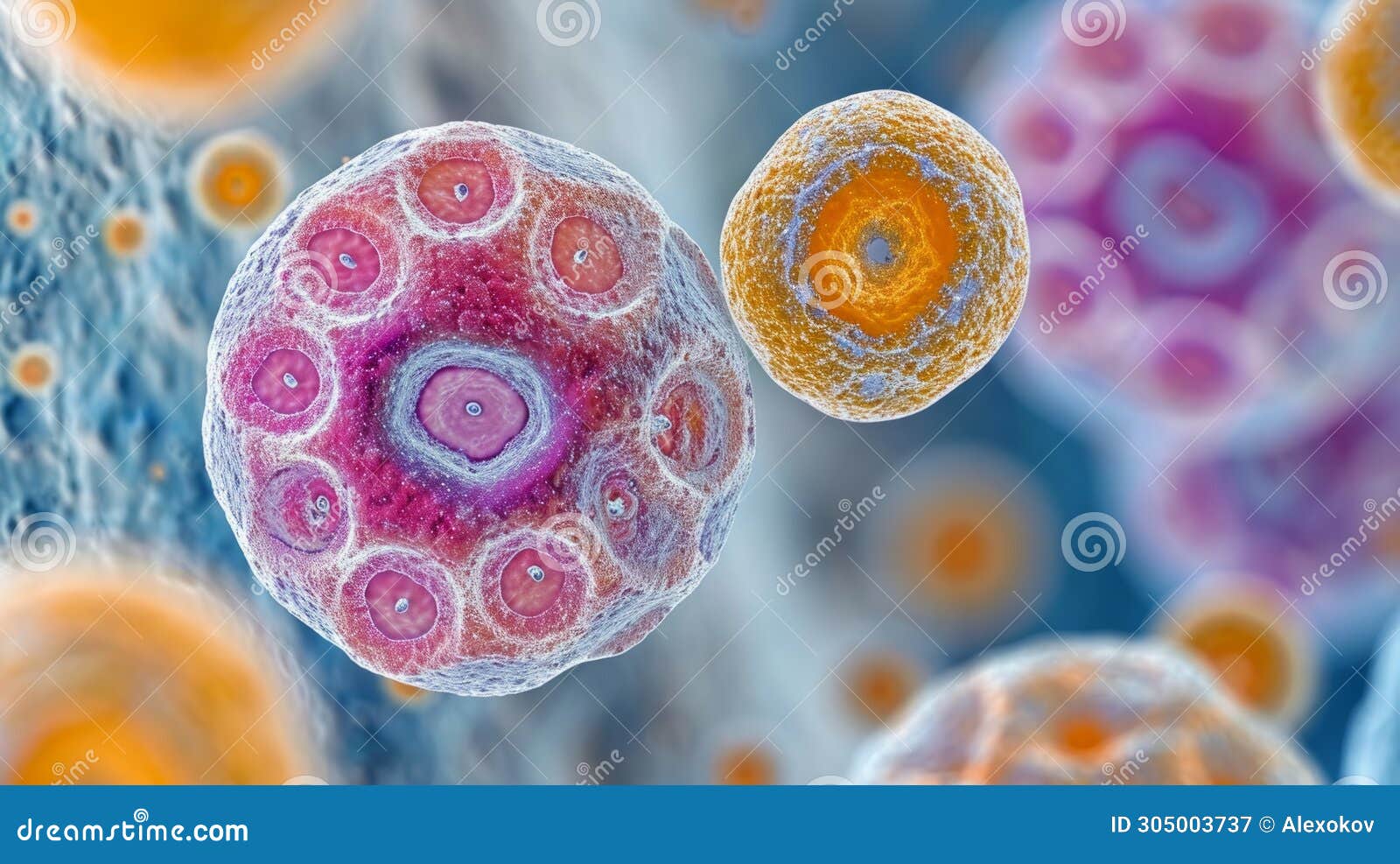 Close-up Of Varicella Zoster Virus Causing Chickenpox Under A ...