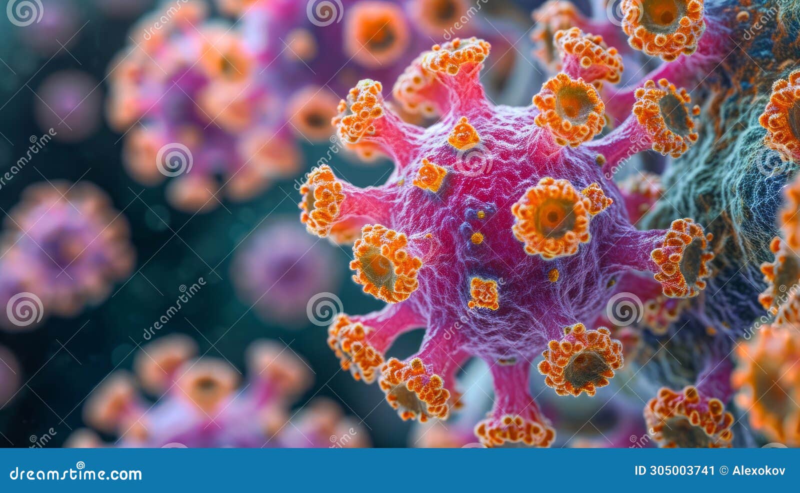 Close-up of Varicella Zoster Virus Causing Chickenpox Under a ...