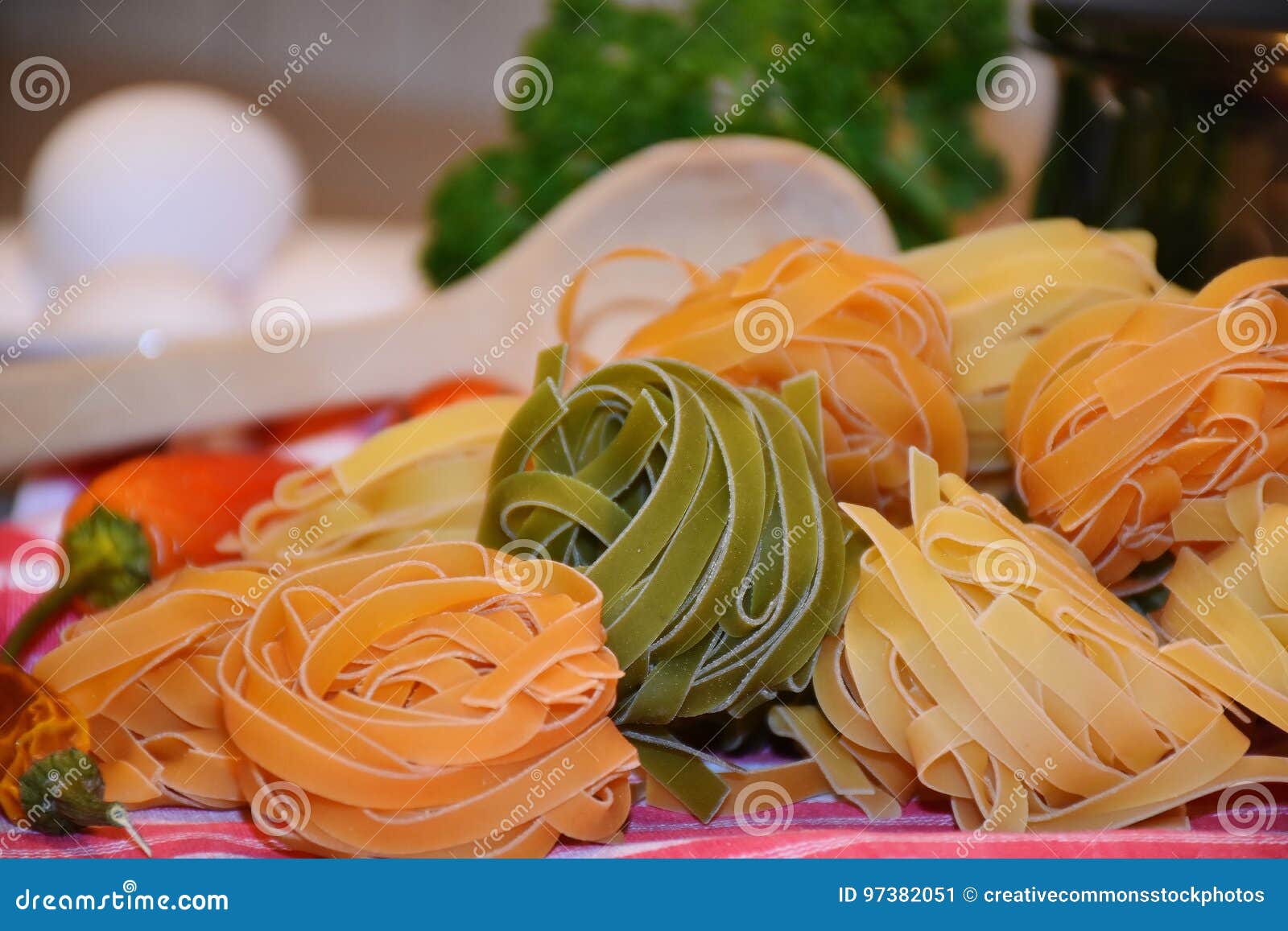 Close Up Of Various Pasta Picture. Image: 97382051