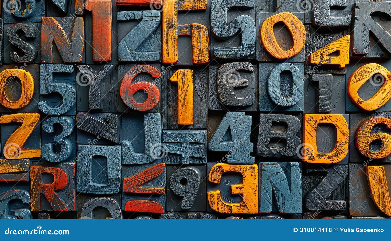 Close Up of Various Typefaces Stock Photo - Image of calligraphy ...