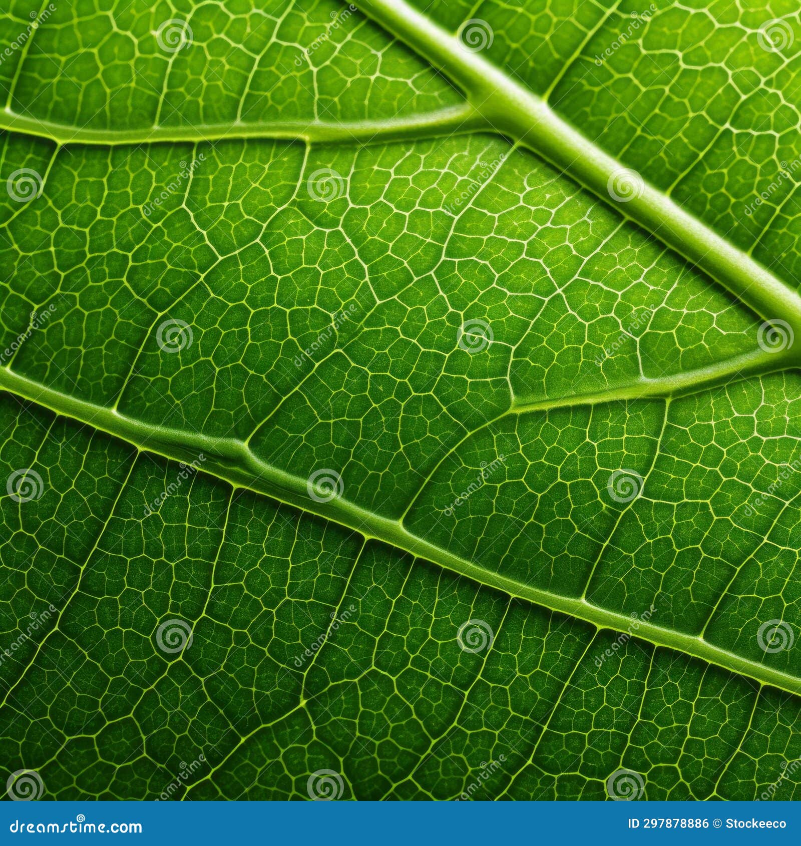 Close Up of Veins on a Green Leaf: Innovative Techniques and Realistic ...