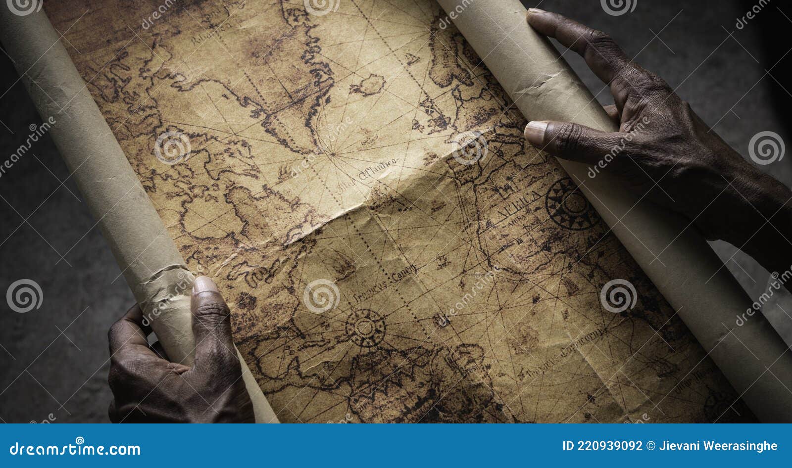 Very old vintage world map stock photo. Image of border - 220939092