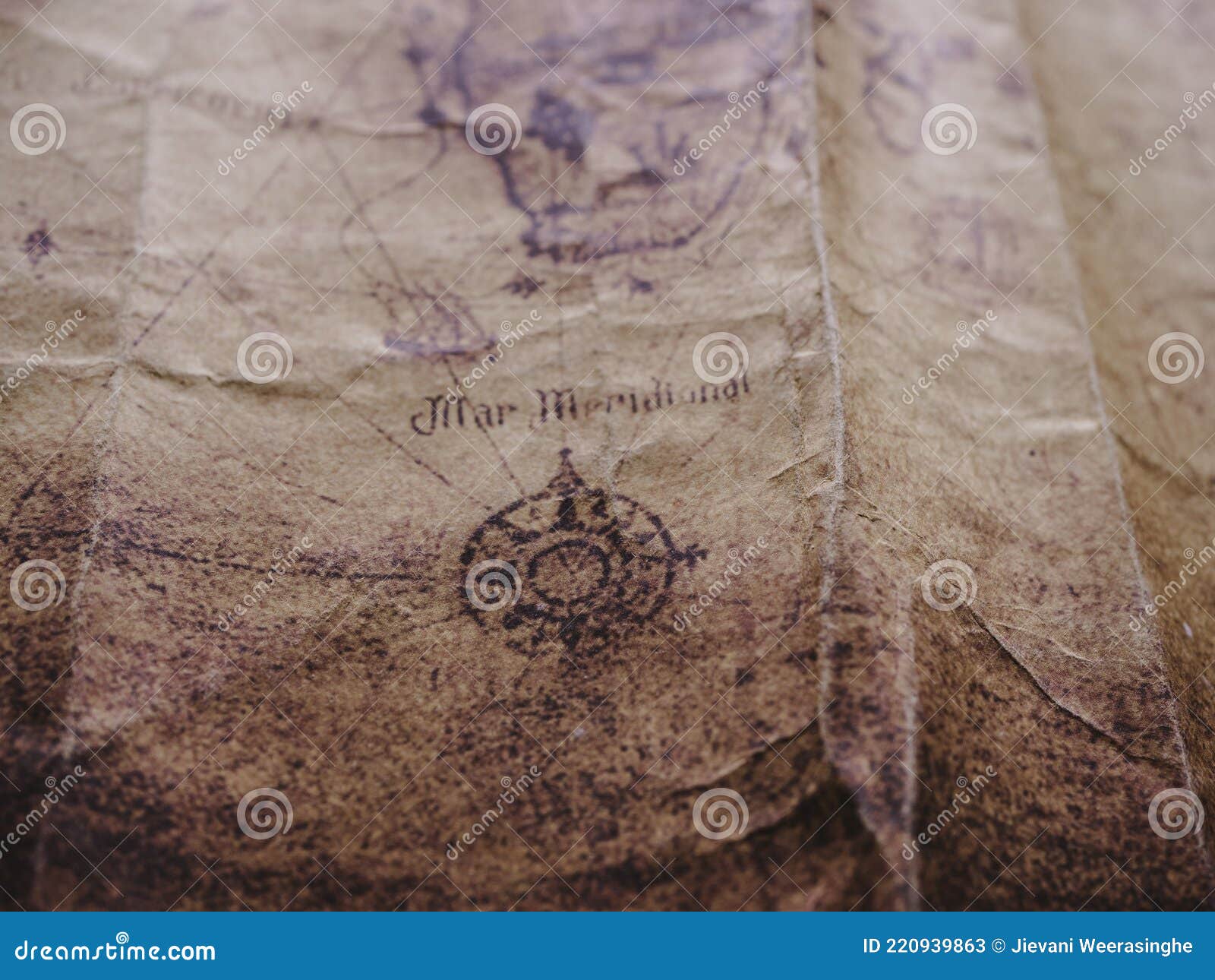 Very old vintage world map stock image. Image of grungy - 220939863