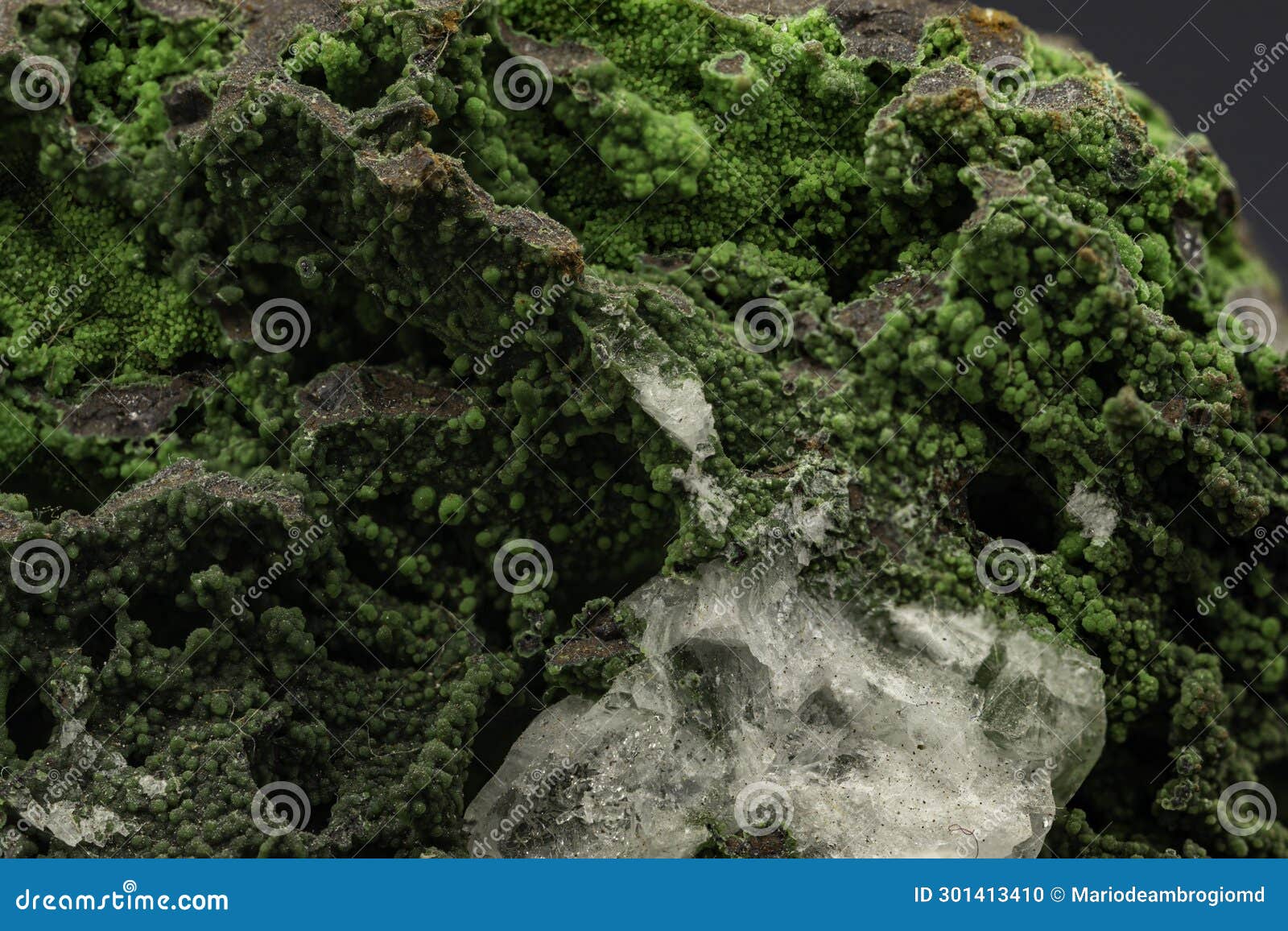 A Big Raw Specimen Of Dark Basalt Rock Isolated On White Background