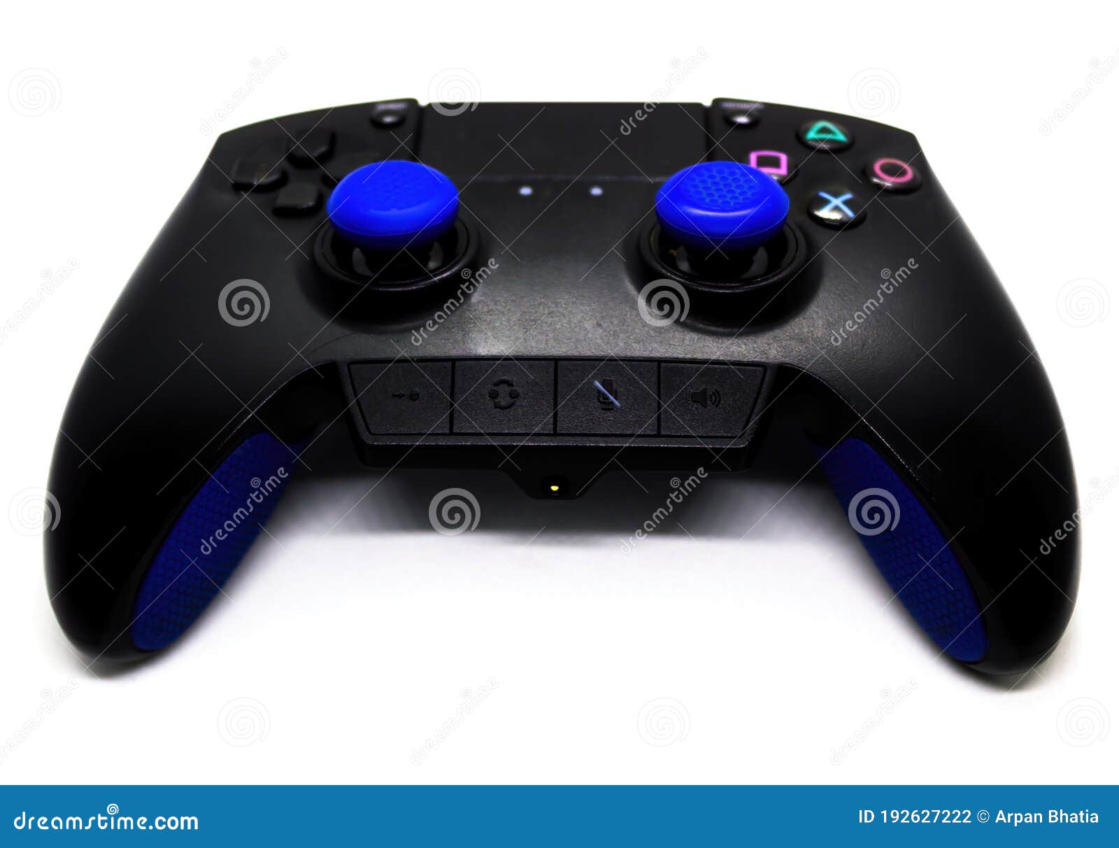 Close Up of Video Game Joystick / Game Pad Remote Against White ...