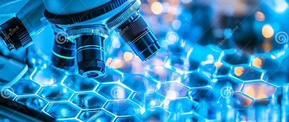 Close-up View of Advanced Microscope Instruments for Manipulating ...