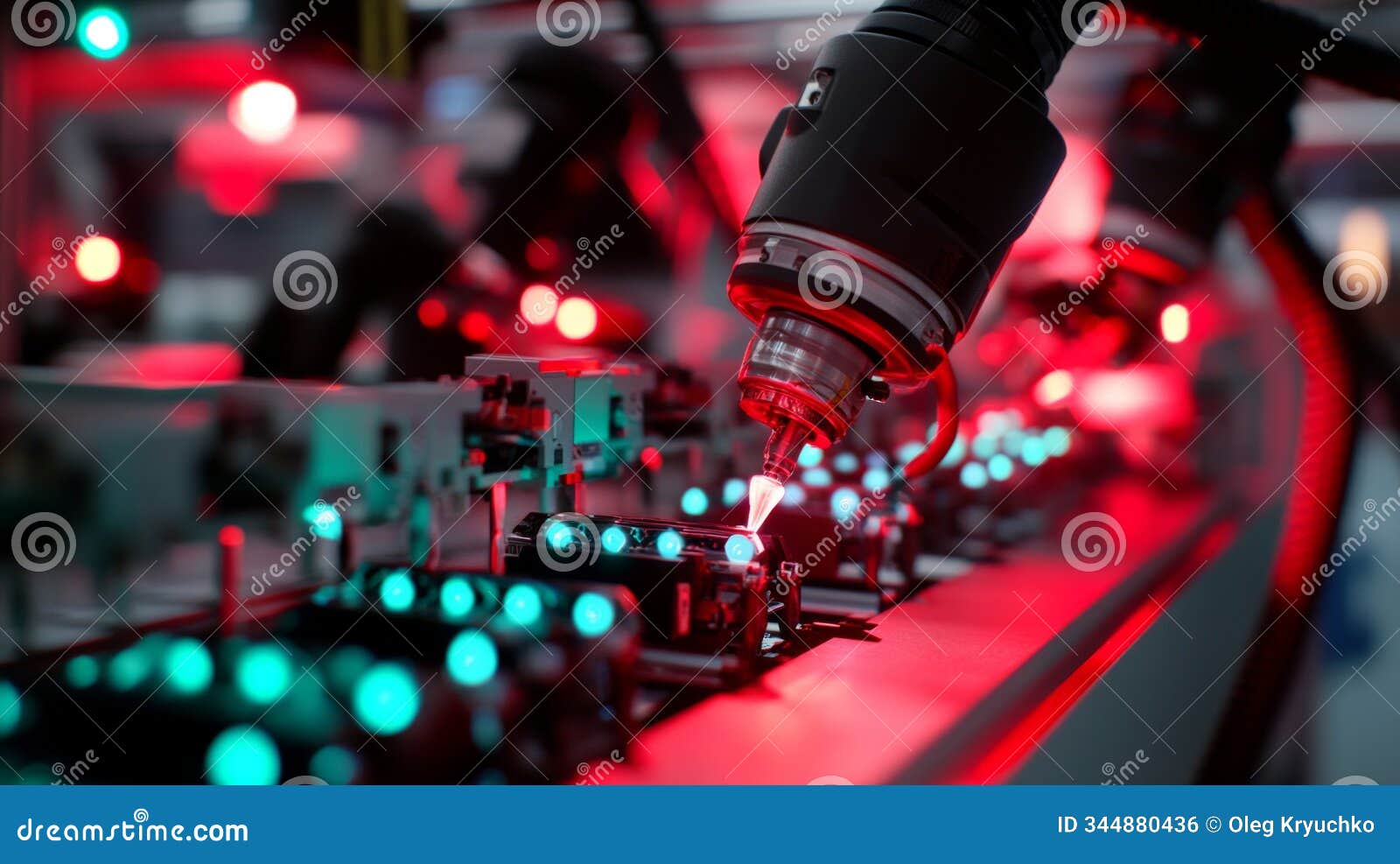 Optical Sensors With A 3D Optical Measuring Machine For Checking The ...