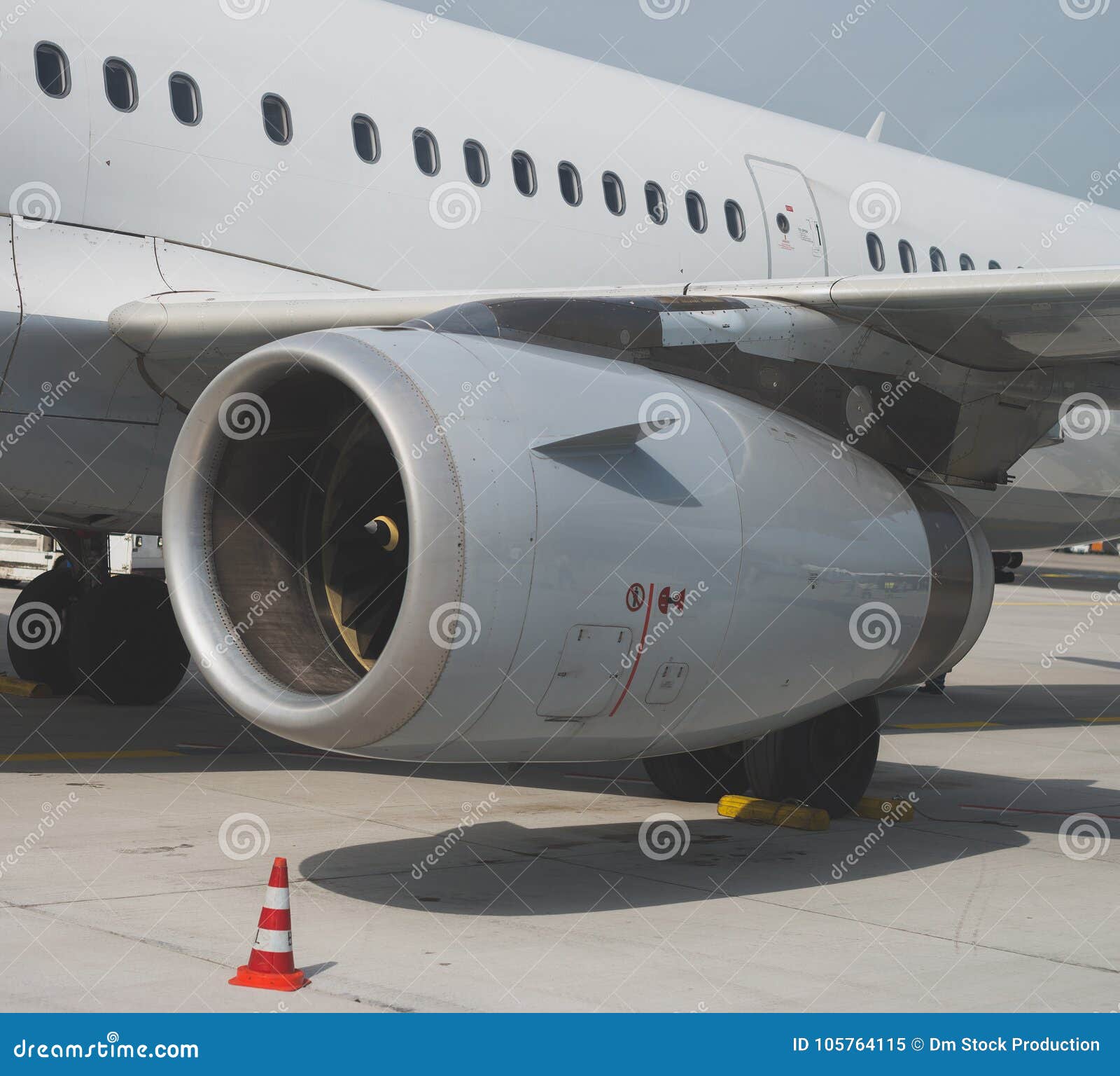 Reaction engine. stock image. Image of aircraft, airliner - 105764115