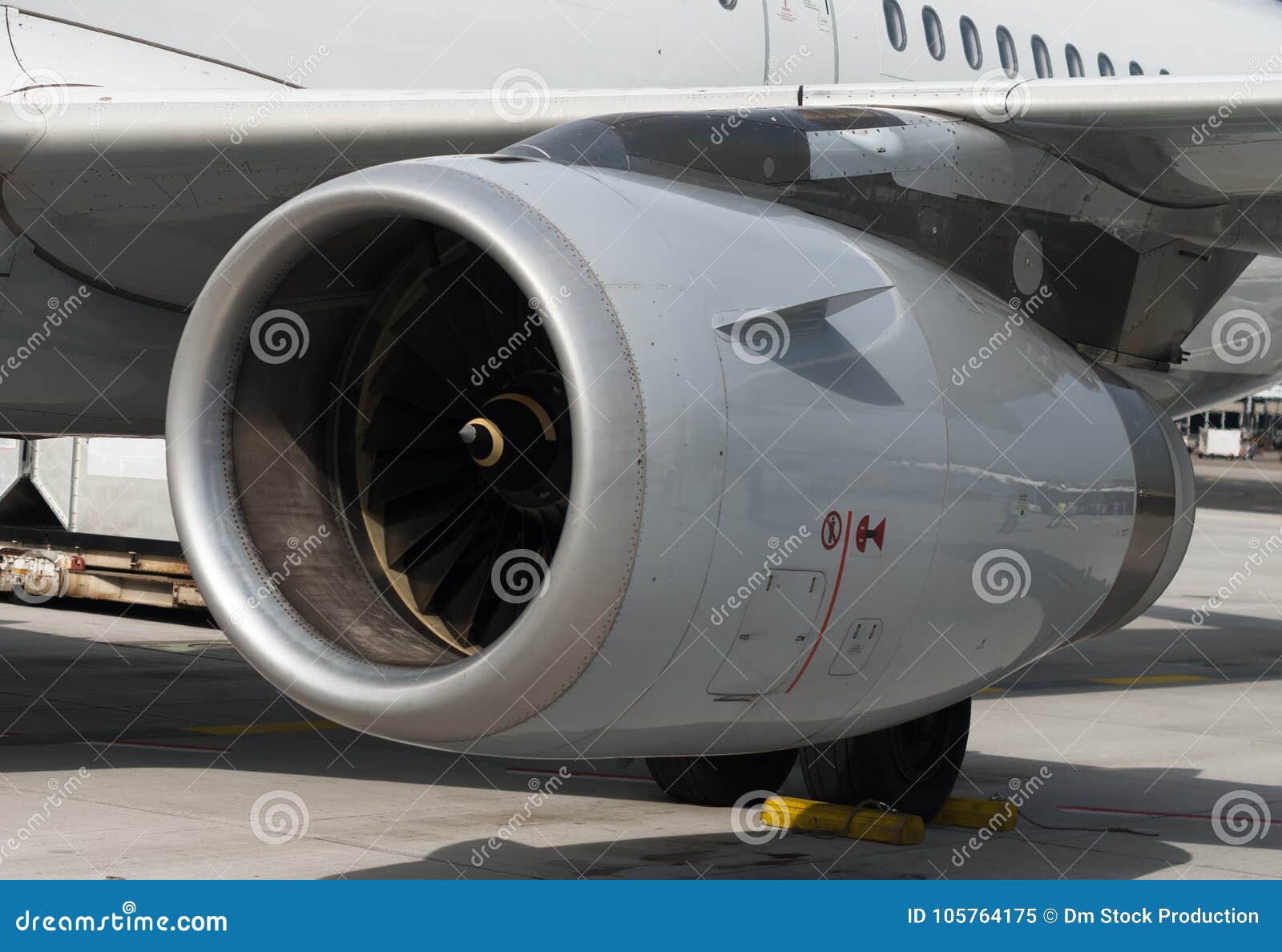 Reaction engine. stock image. Image of airline, plane - 105764175