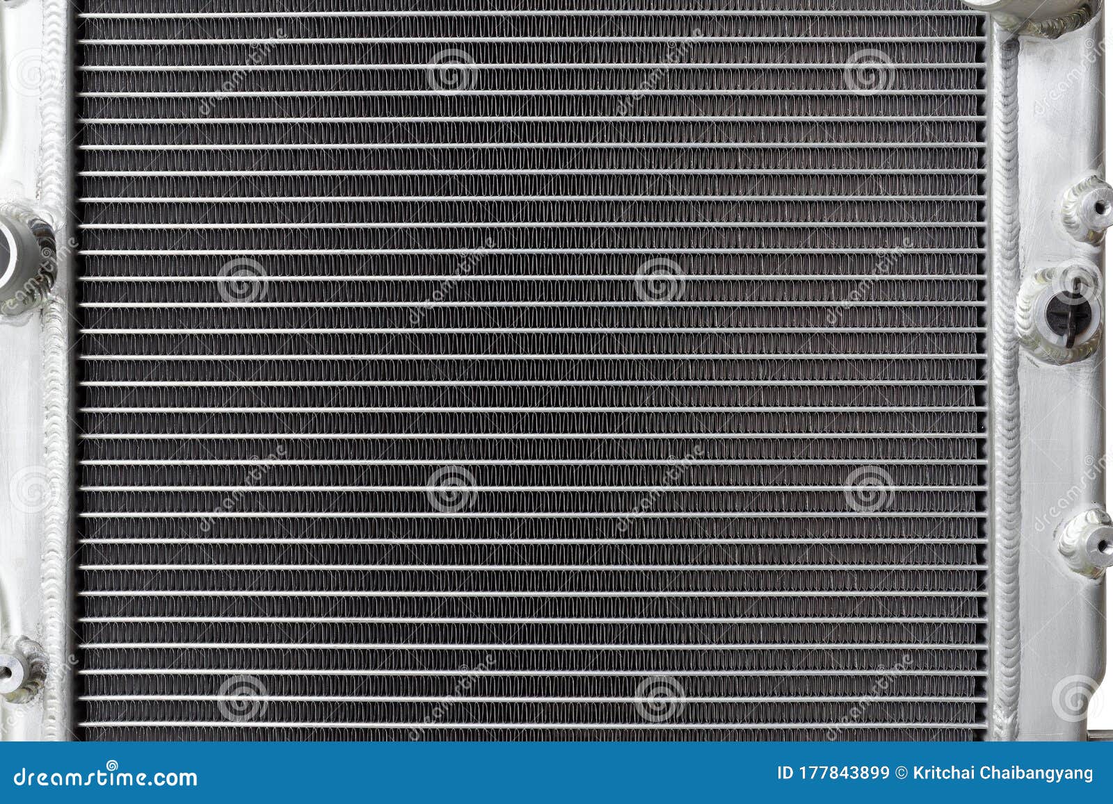 Close-up View of Aluminium Car Radiator Texture Background Stock Image ...