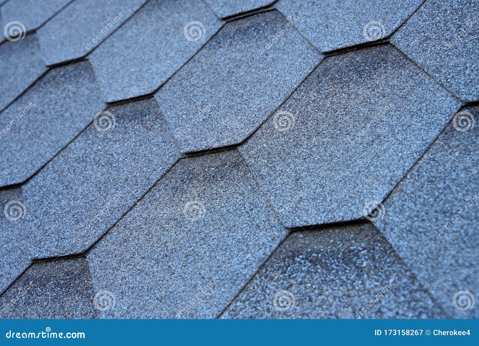 Close Up View on Asphalt Roofing Shingles Background. Stock Image ...