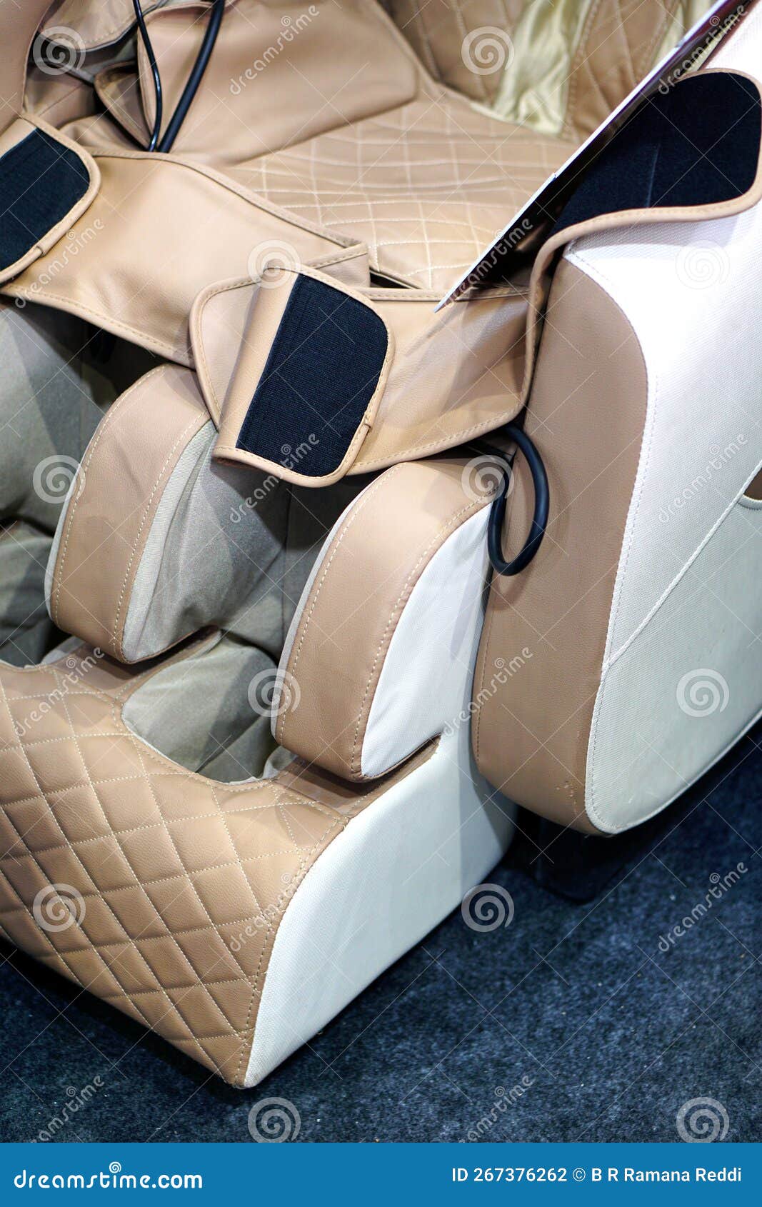 View of Automatic Full Body Massage Chair Stock Photo - Image of ...