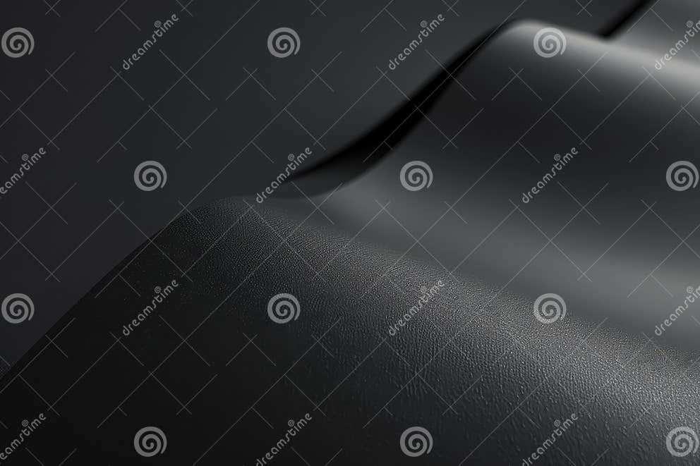 Abstract Black Surface with a Subtle Wave and Texture Stock ...