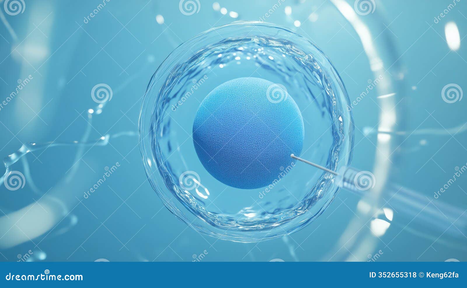 Blue Cell With Nucleus Showing Anatomy For Science Textbook Royalty ...