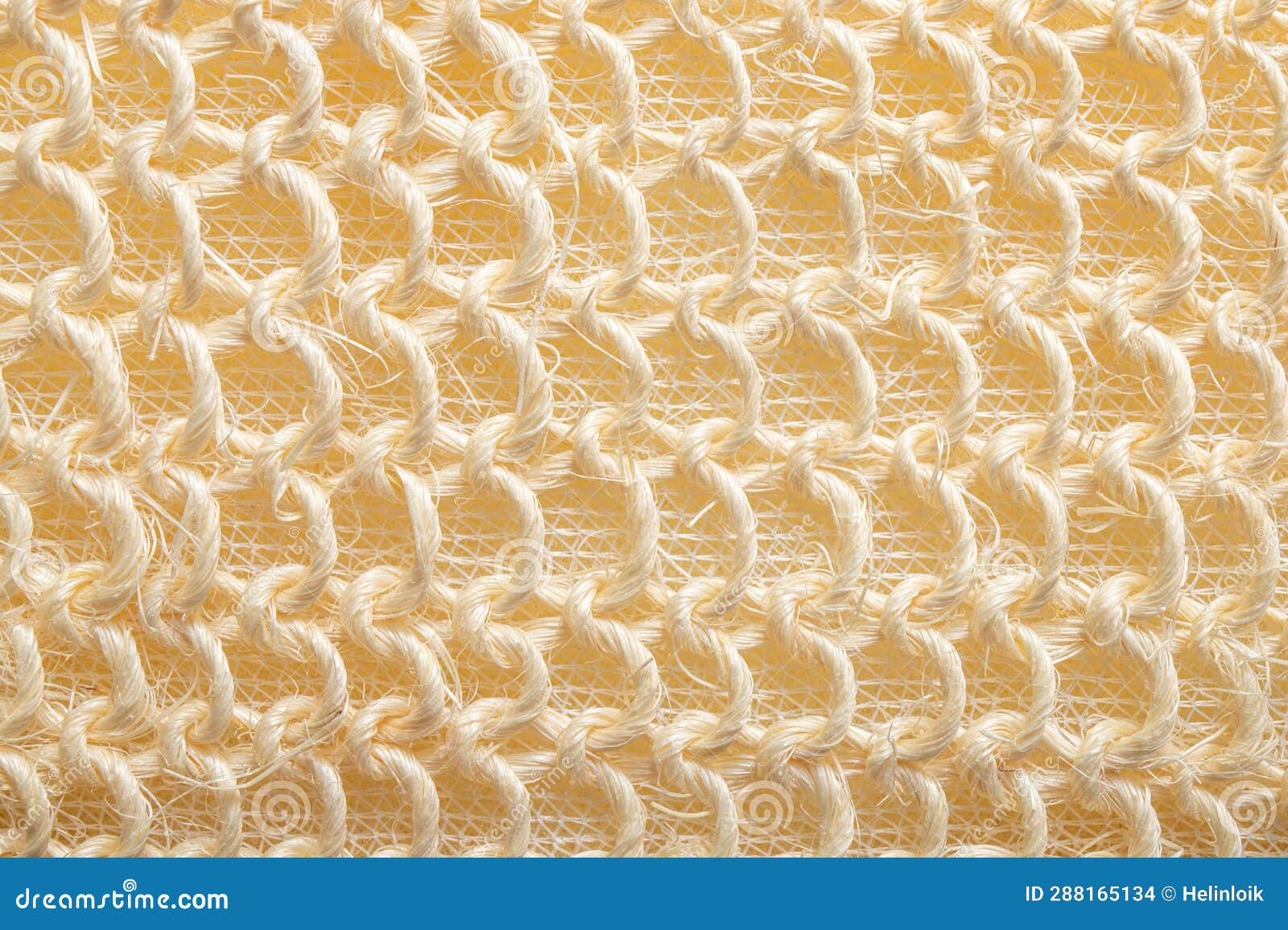 Close Up View of Braided String Bath Sponge Texture. Stock Photo ...