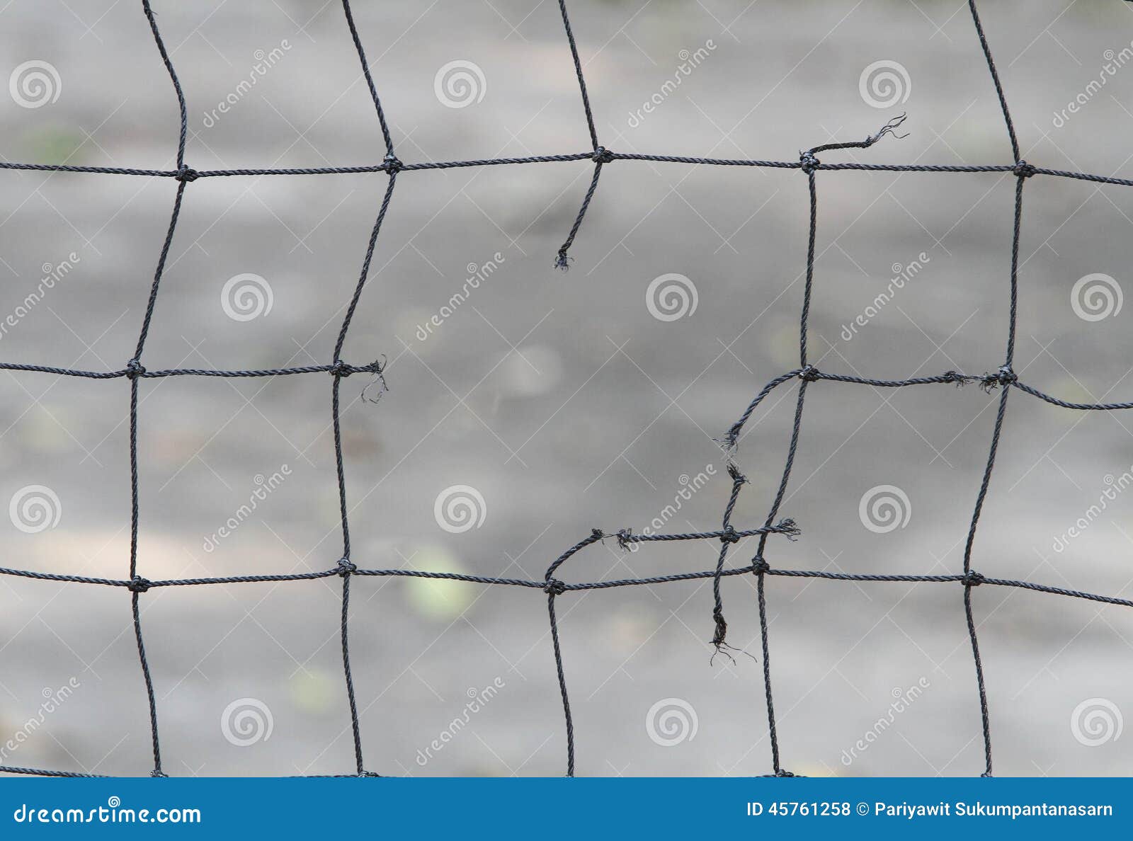 Close-up View of a Broken Volleyball Net Stock Photo - Image of pattern ...